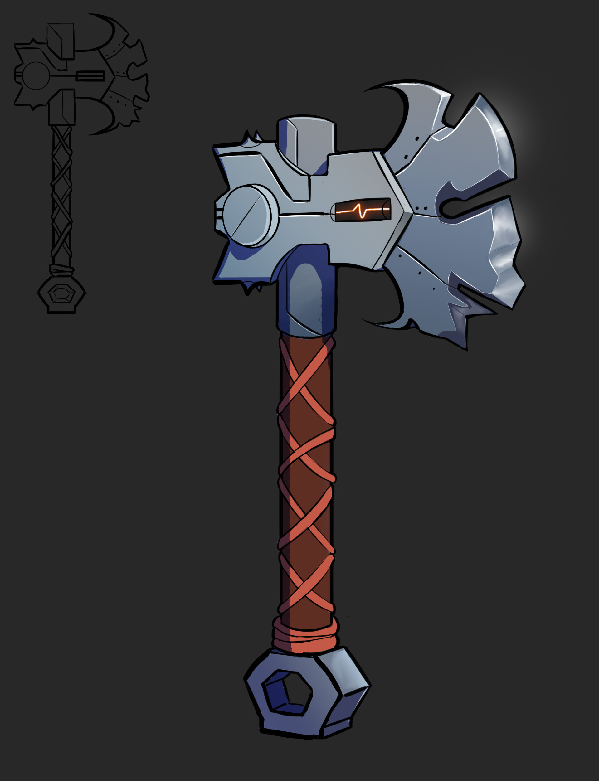 ArtStation - Battle Axe