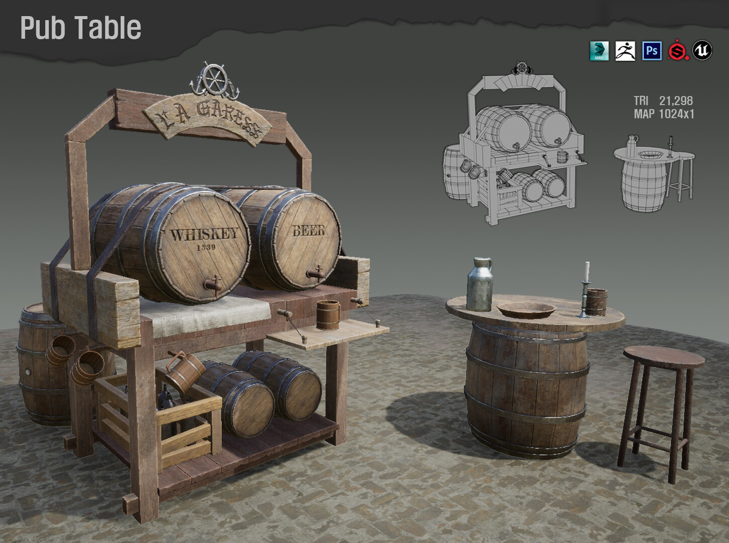 ArtStation - Pub table