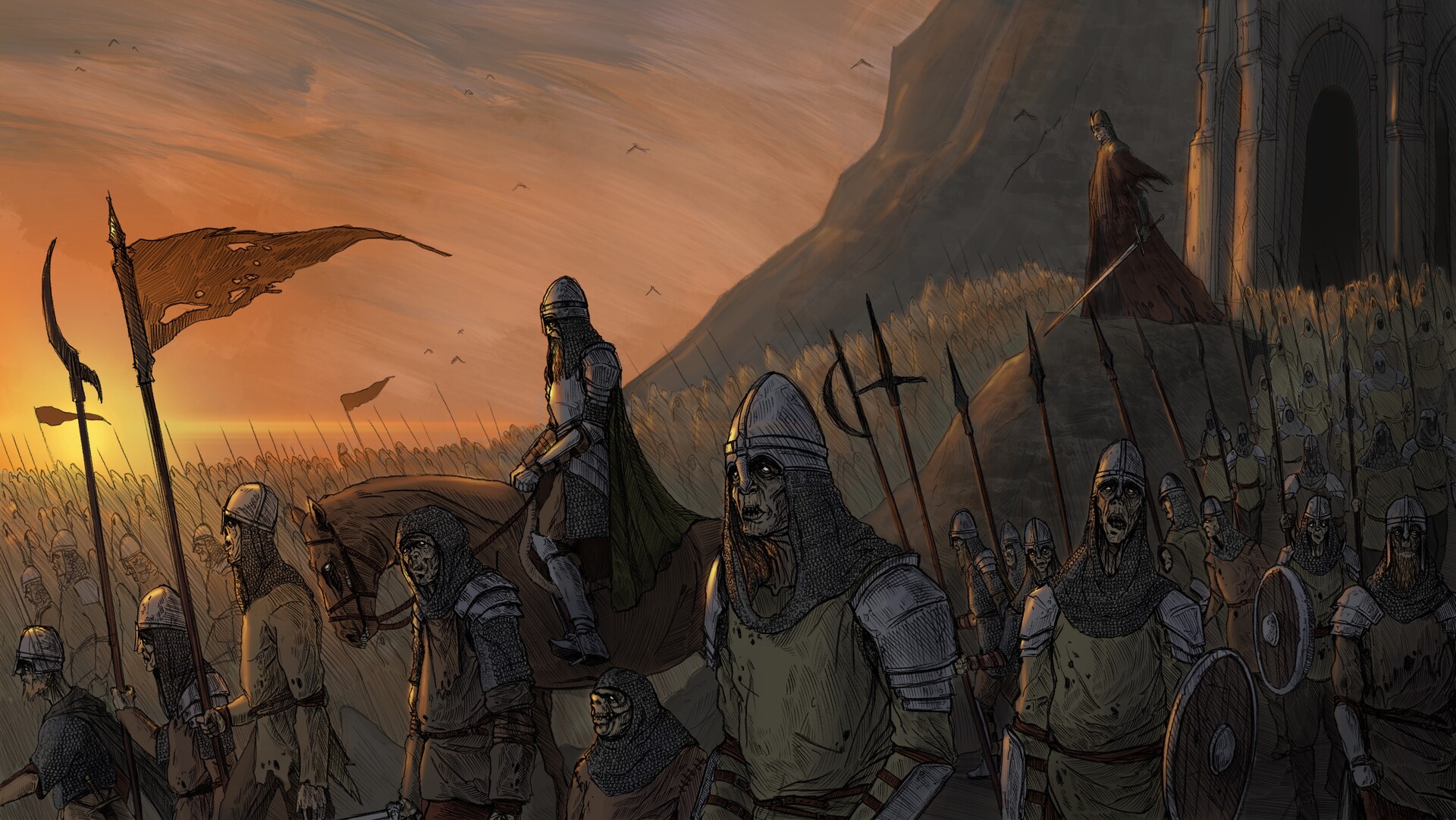 ArtStation - Army of The Dead - Lord of the Rings