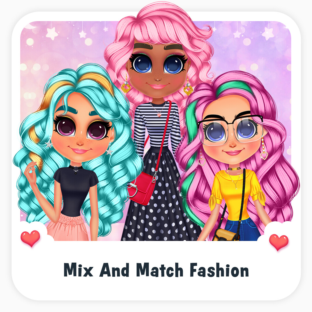 Cutedressup games - Mix And Match Fashion