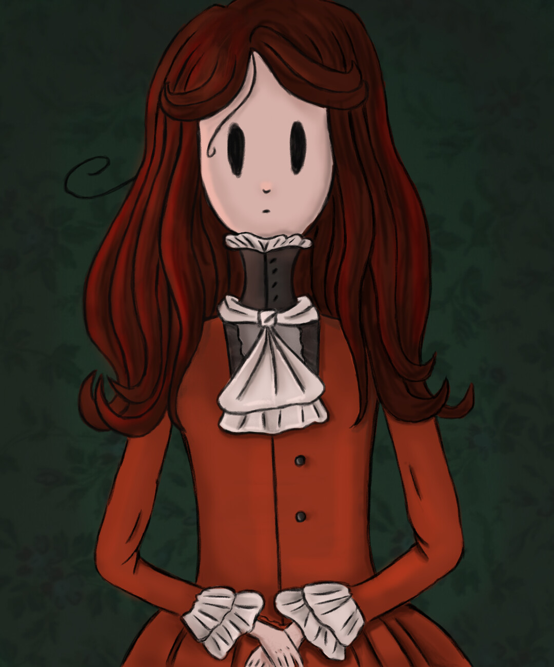 ArtStation - Gothic Girl drawing