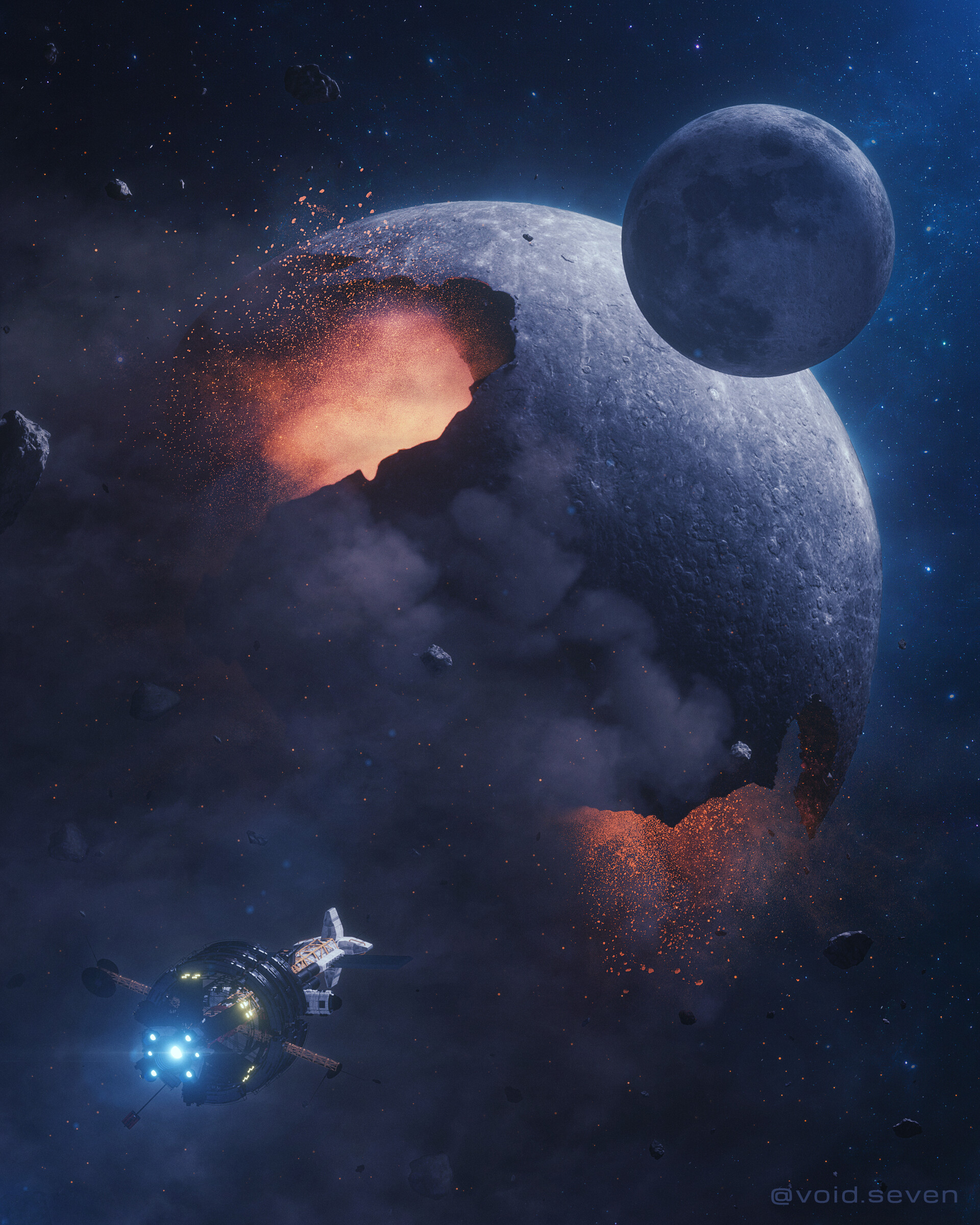 ArtStation - Dying planet