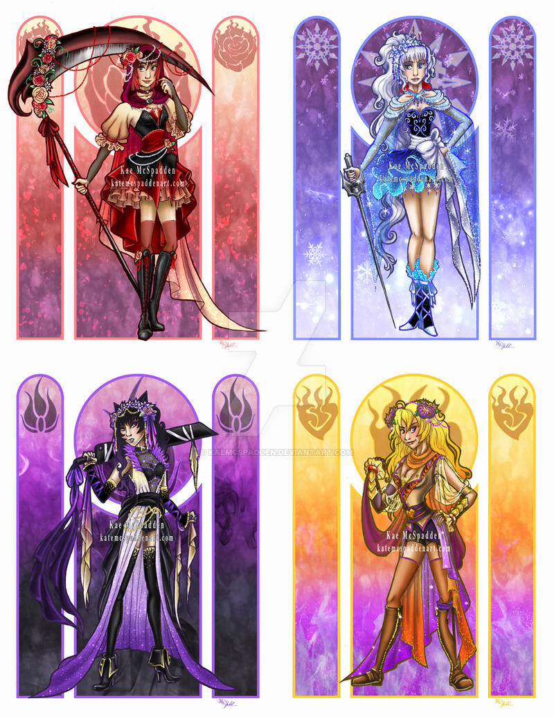 ArtStation - RWBY Art Nouveau