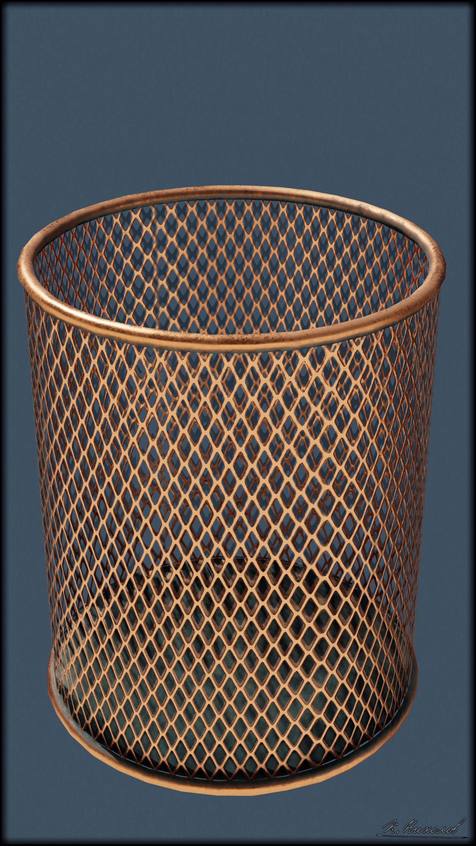 ArtStation - Metal bin