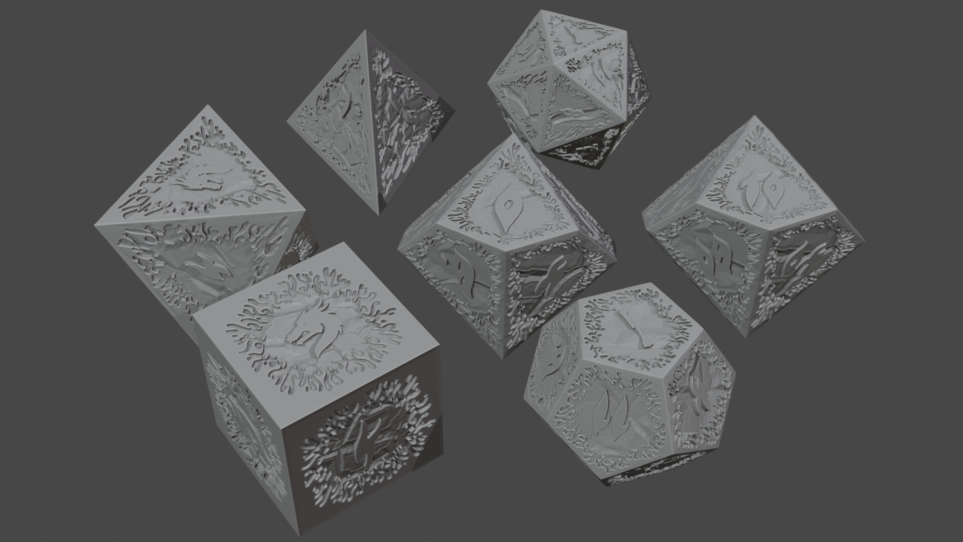 ArtStation - Lava Rock Dice