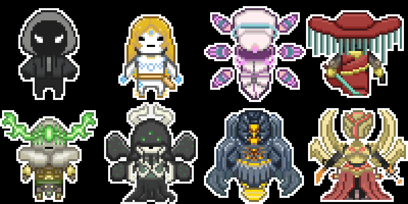 Julie Raptor - Fallen Angel - Pixel Art Assets