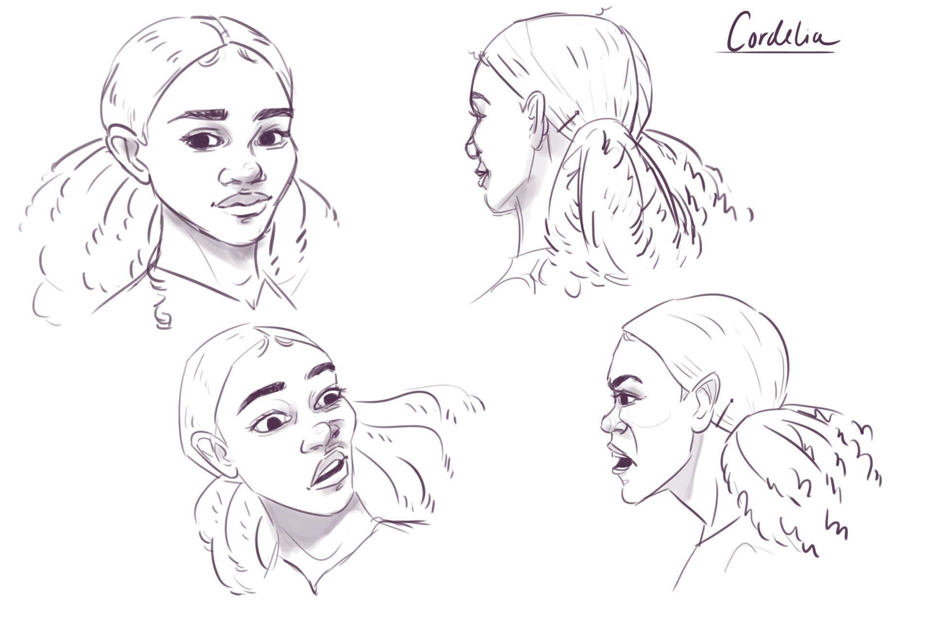 ArtStation - Spirit Wilds Character Expressions