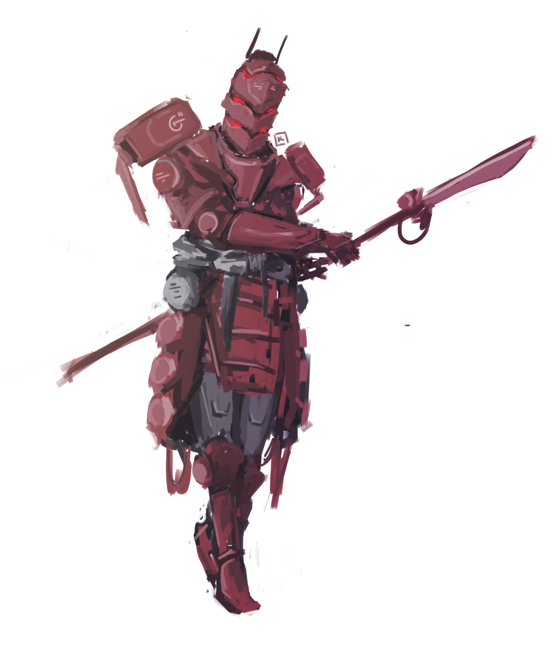 ArtStation - Spear Mech