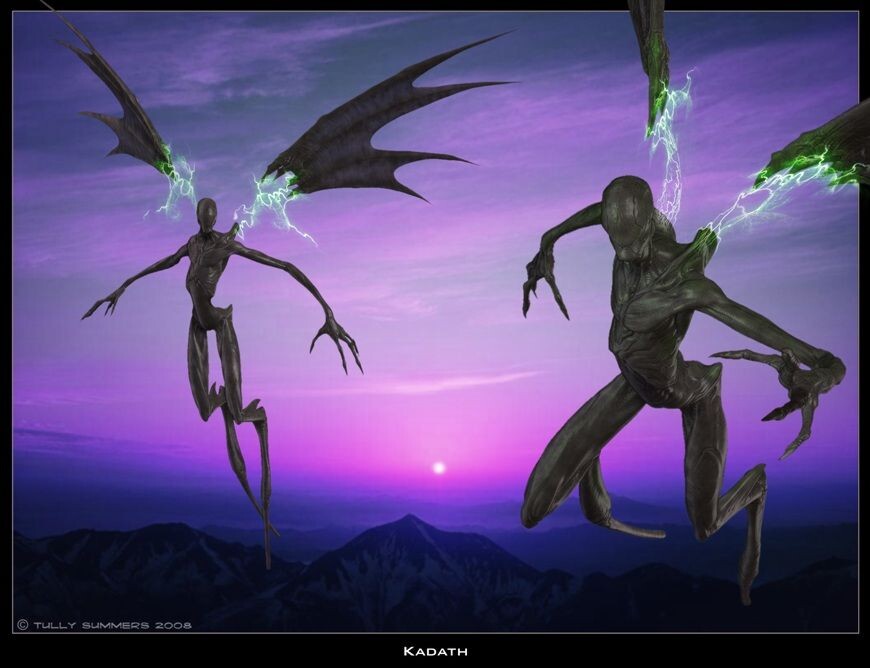 ArtStation - H.P. Lovecraft: Night Gaunt (The Dream-quest of Unkown Kadath)