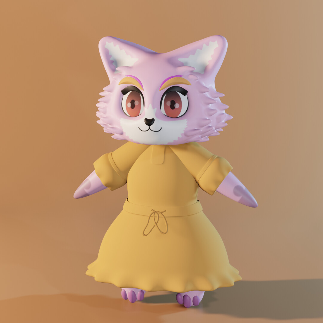 ArtStation - Quick Character Design (Humanoid Cute Bear Mix)