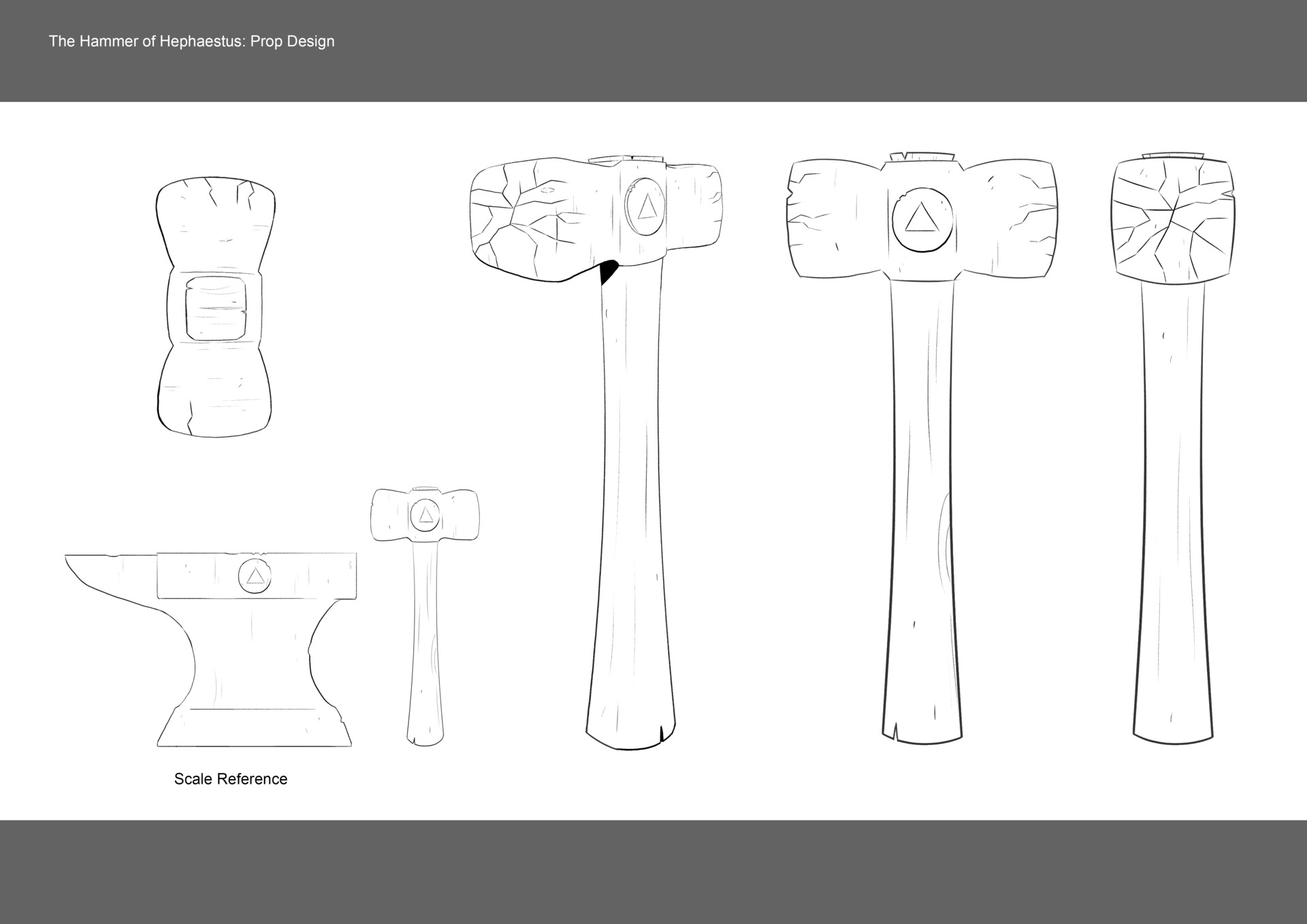 hephaestus hammer drawing