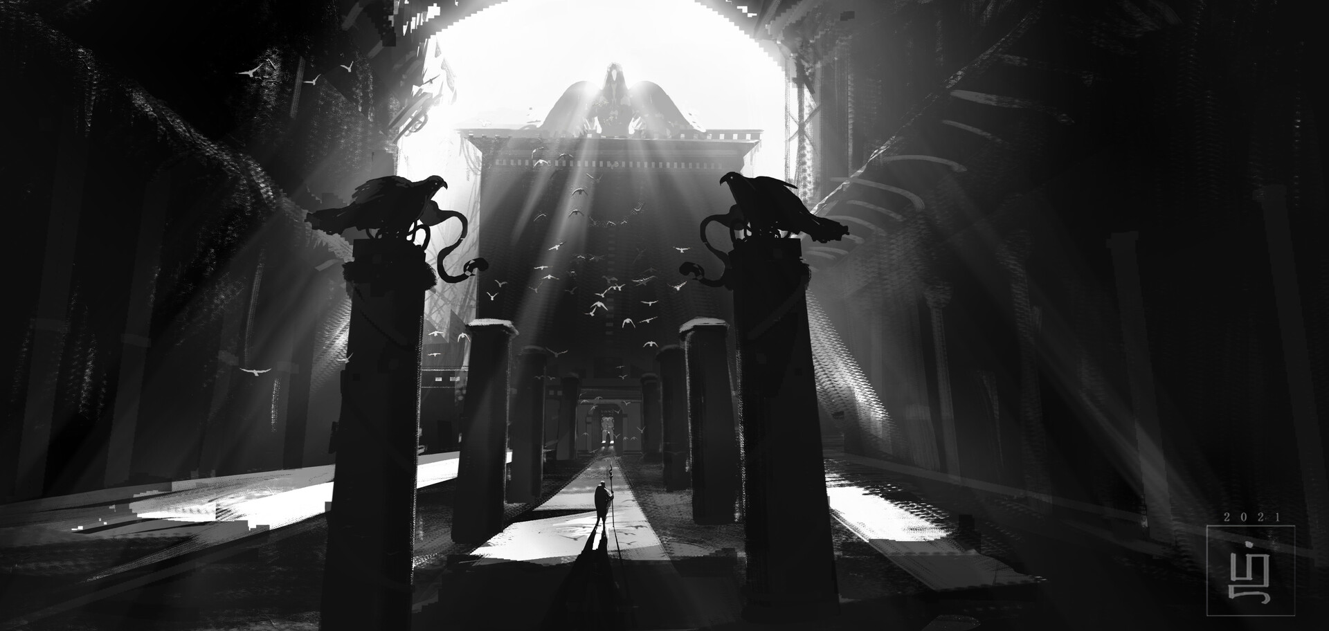 ArtStation - Black & White concept_02