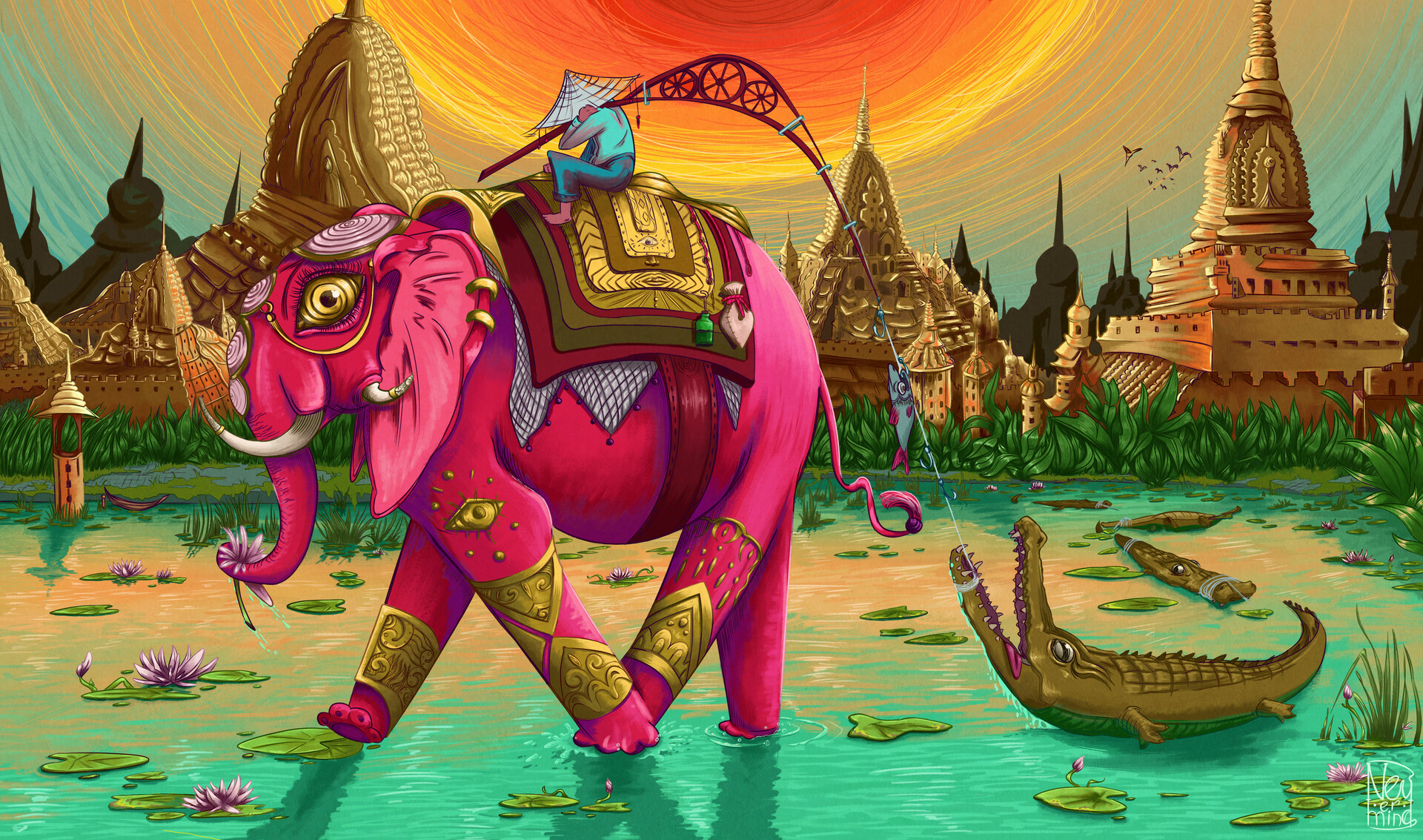 Kate Kuzmina - Pink Indian Elephant