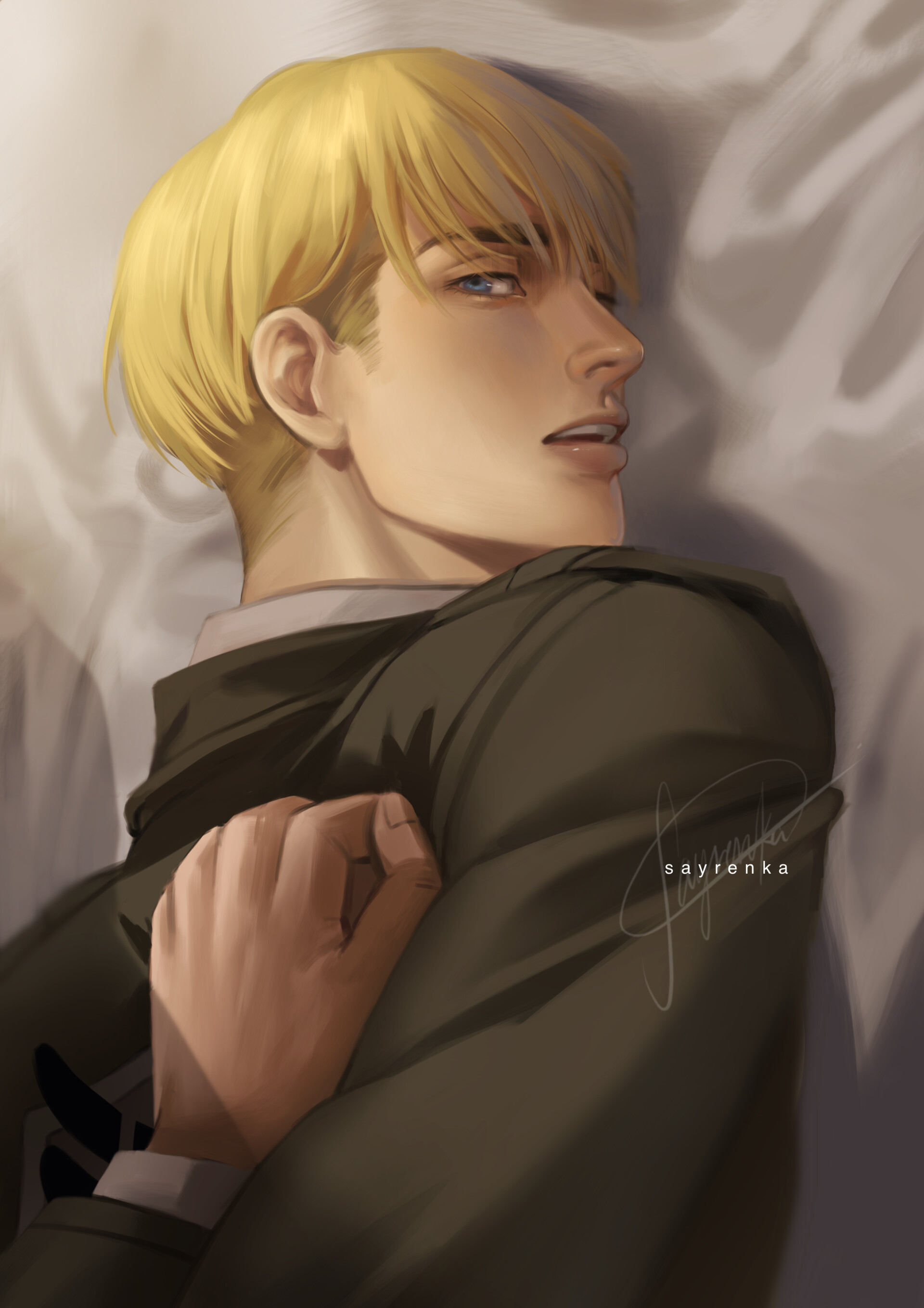 Artstation Armin Arlert Screencap Redraw