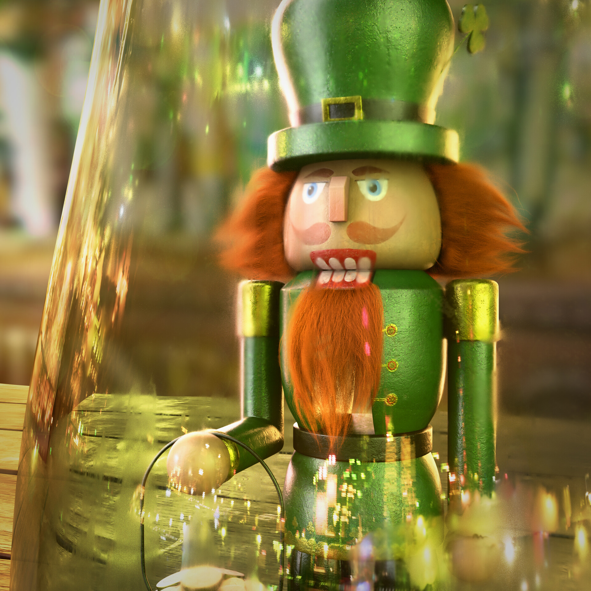 ArtStation - St. Patrick Nutcracker