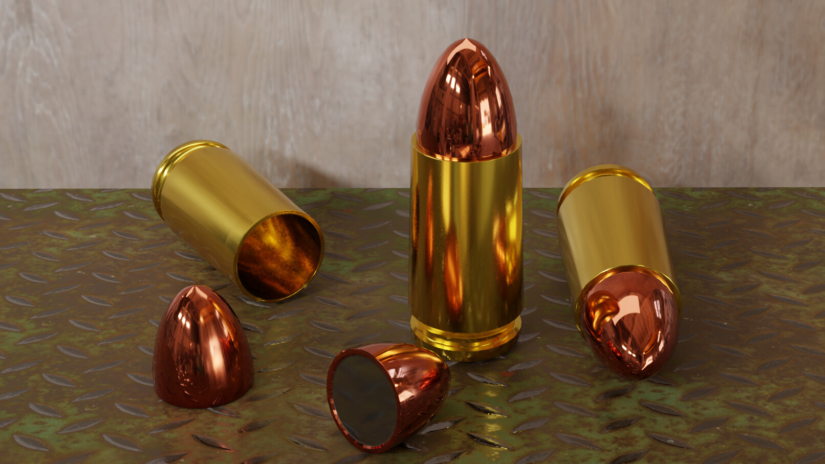 ArtStation - Bullet - 9 x 19 Parabellum 10 mm Auto