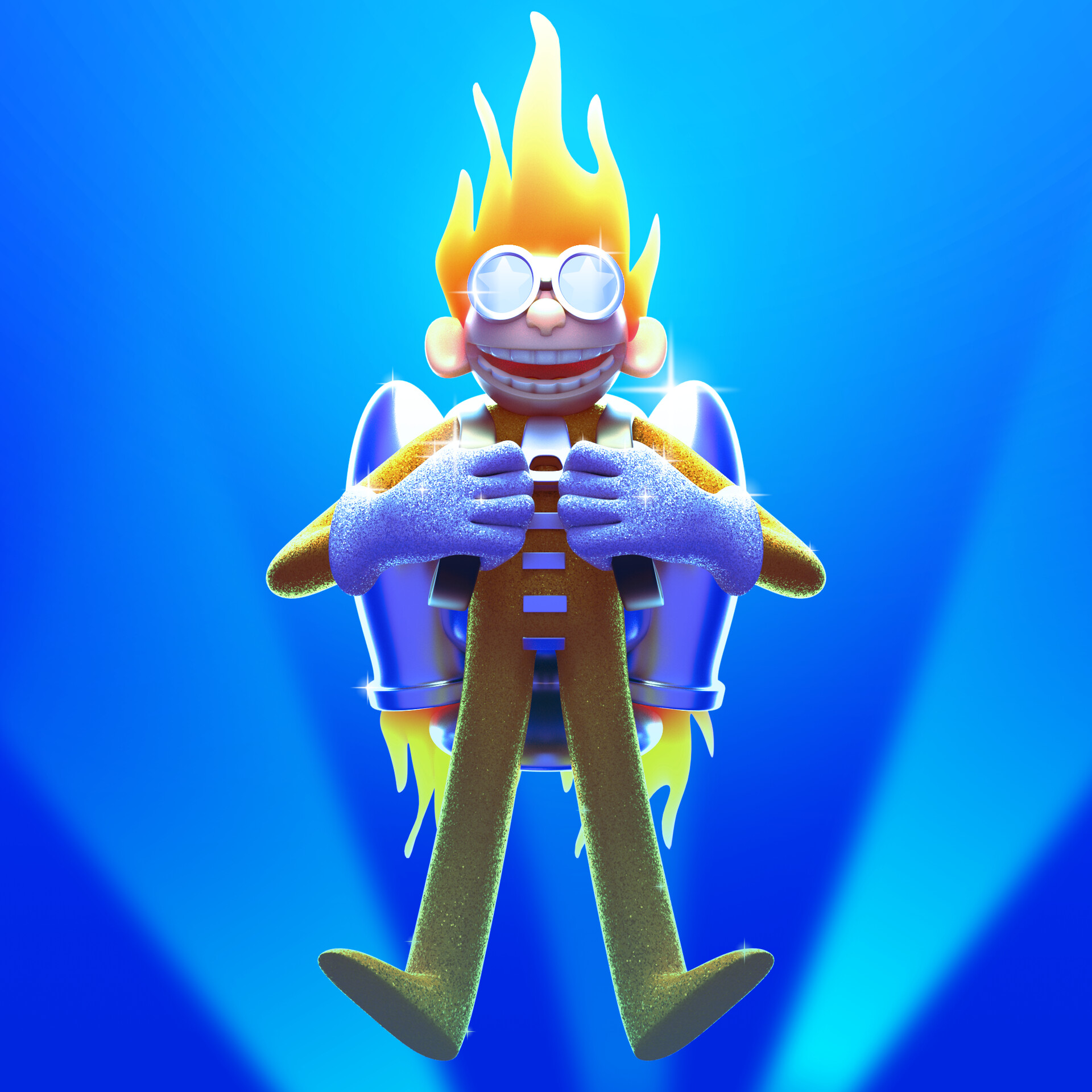 ArtStation - Jetpack boy