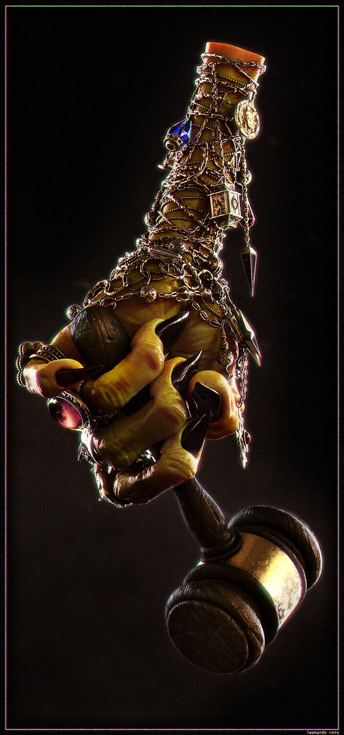 ArtStation - demon hand (vox project)