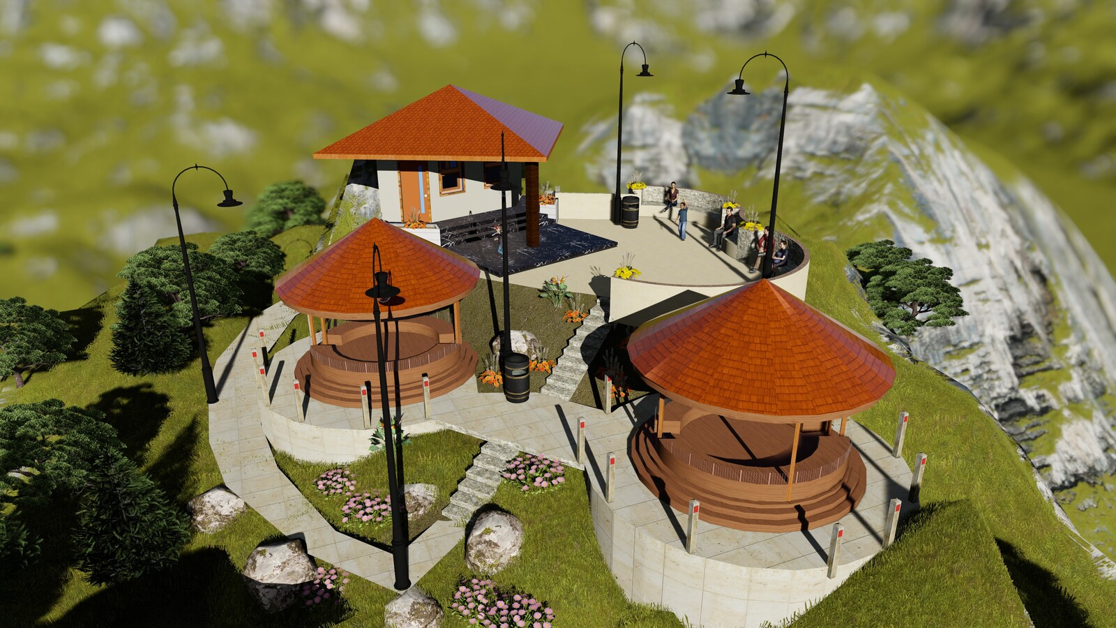 tirth khiroya - Architectural concept - Rest house _ Tourism