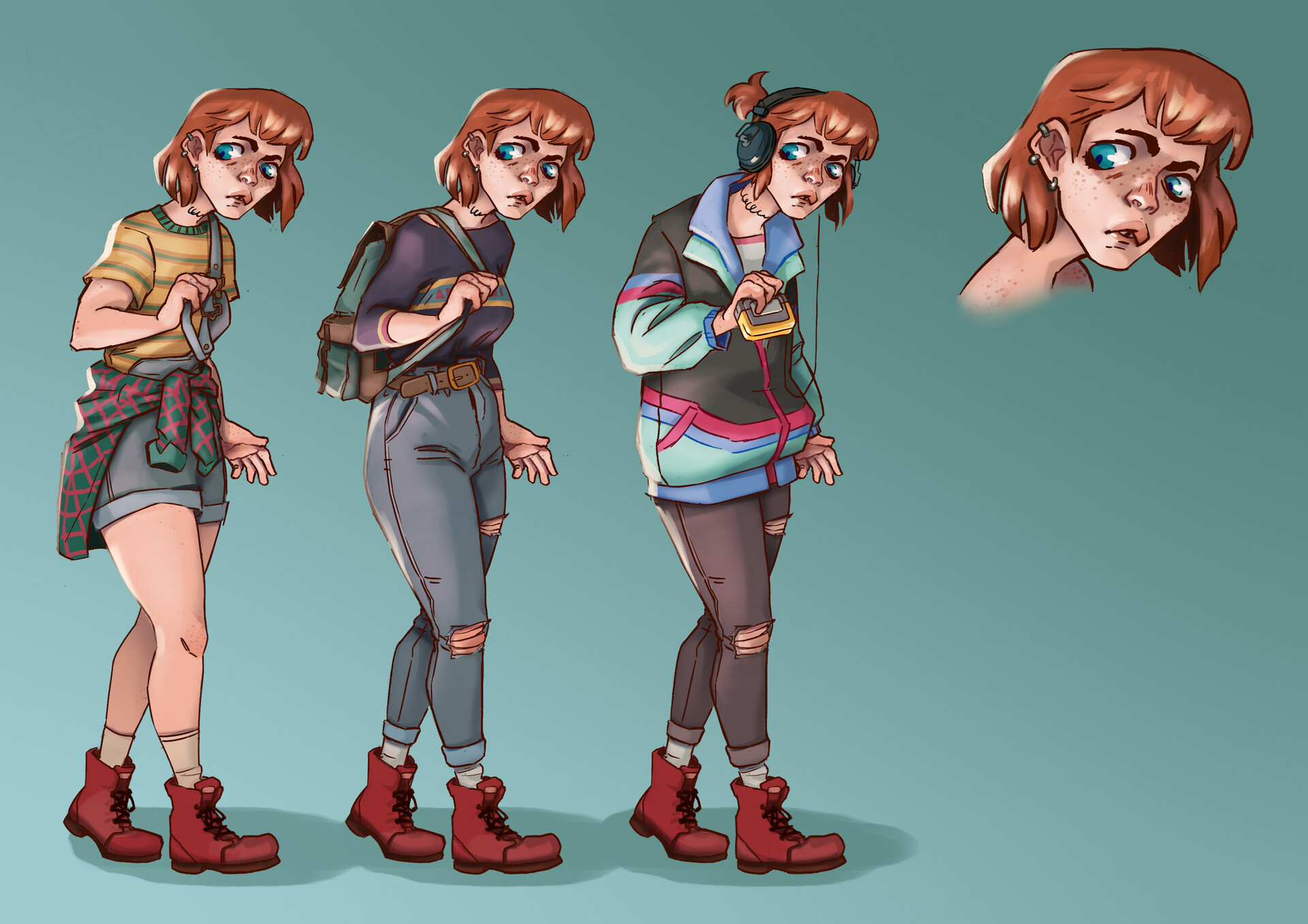ArtStation - Ingrid Brown character design