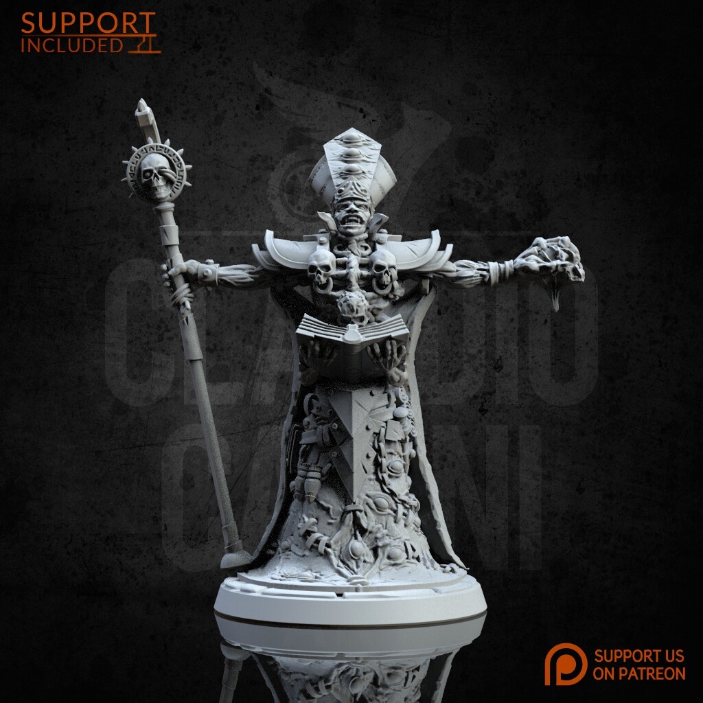 ArtStation - Lich necromancer priest