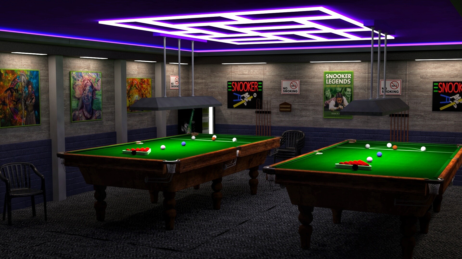ArtStation - Snooker parlour