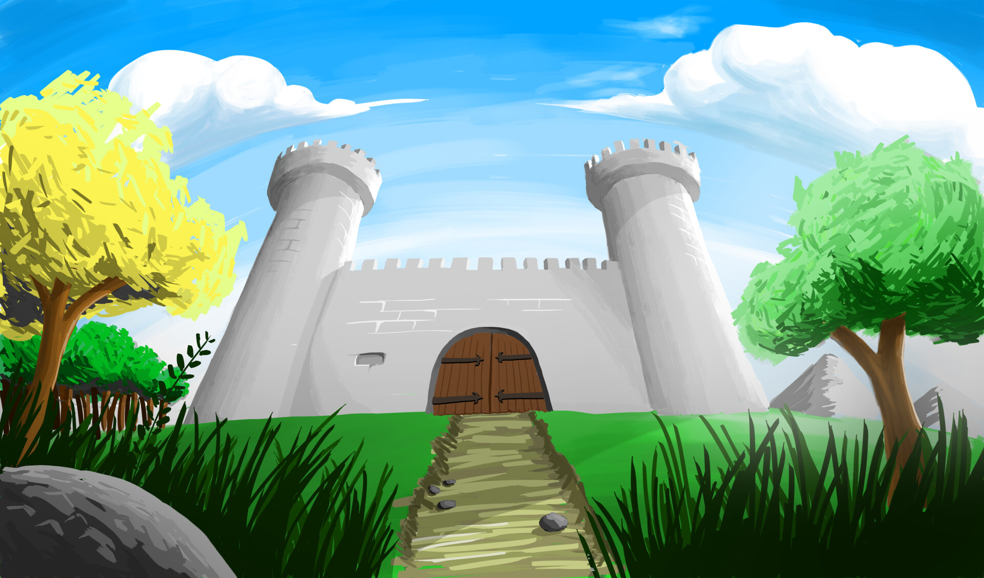 ArtStation - Castle concept