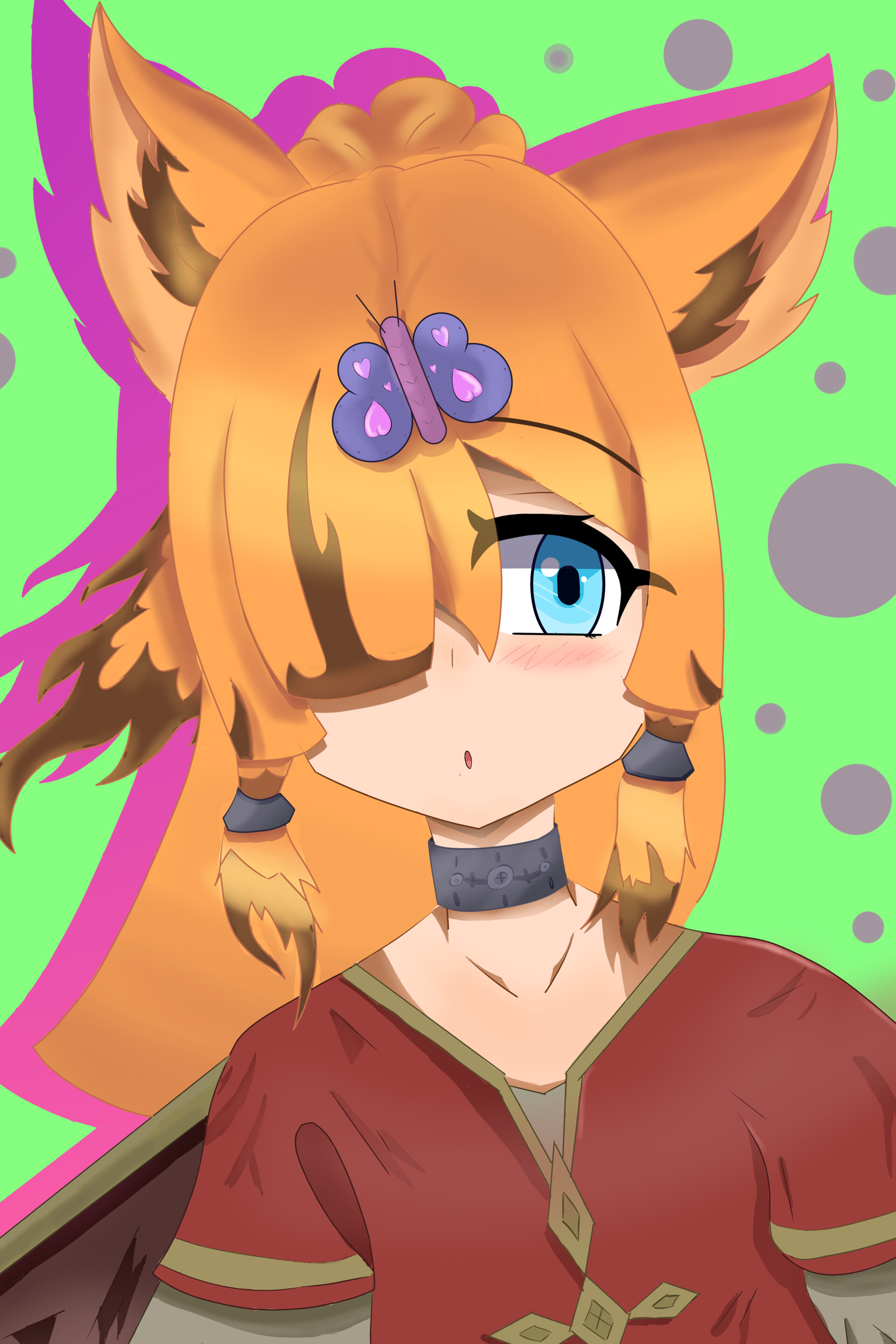 ArtStation - Smol Fumi - Fire Fox