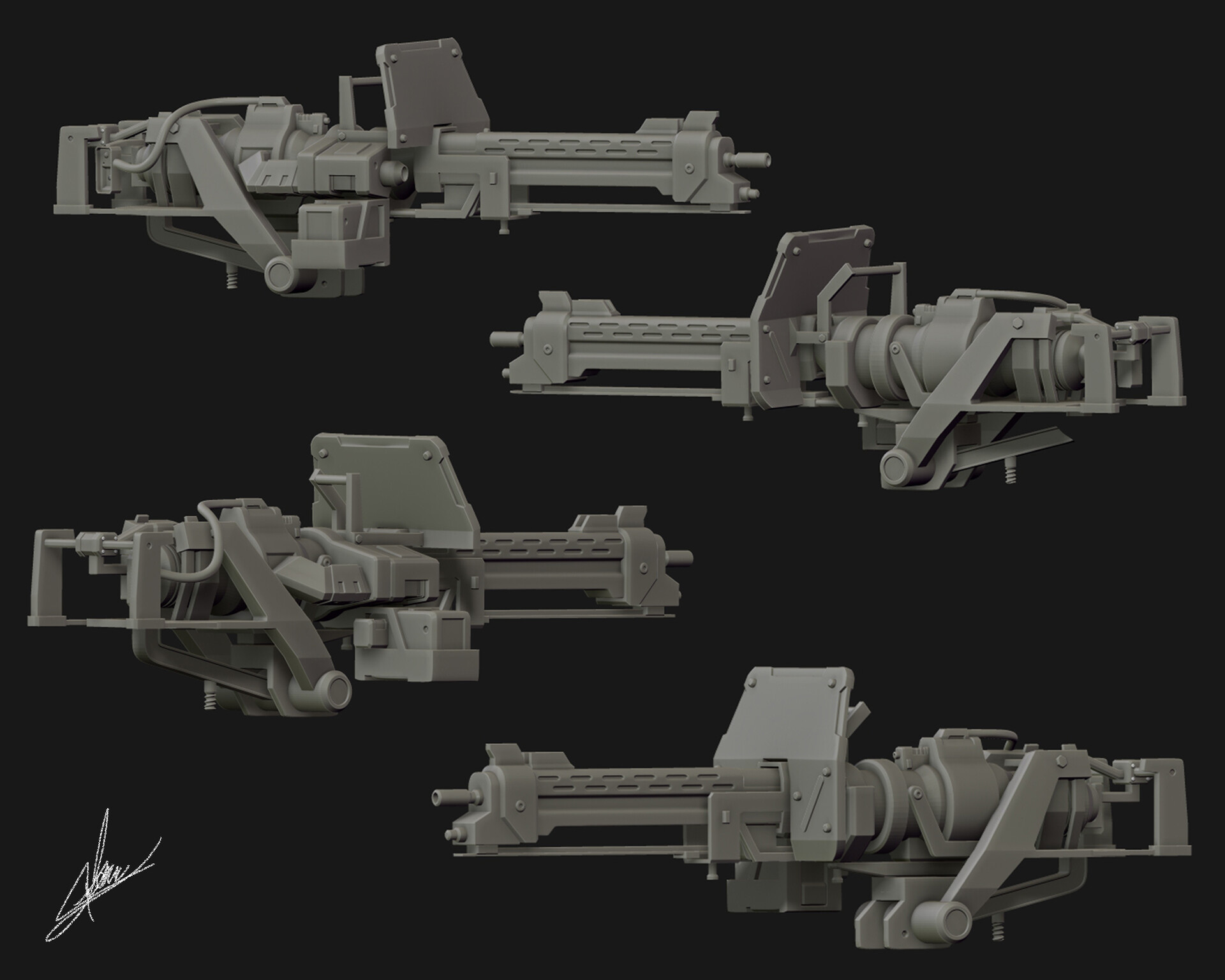 ArtStation - Torreta Halo Reach