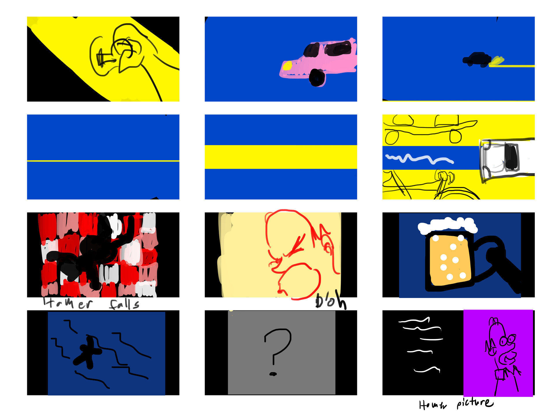 Katherine McSpadden - The Simpsons Cowboy Bebop-Storyboards