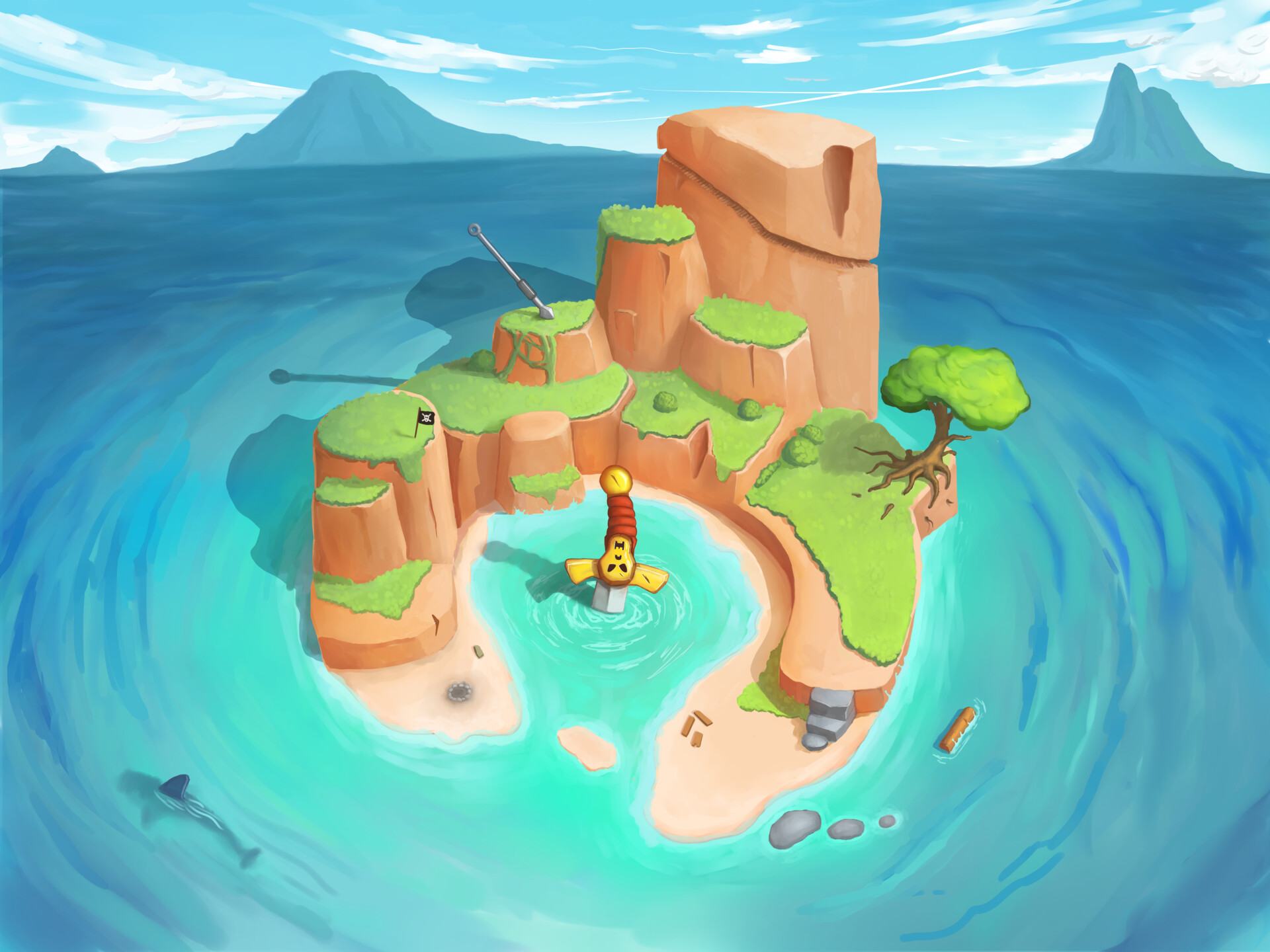 ArtStation - Island Concept