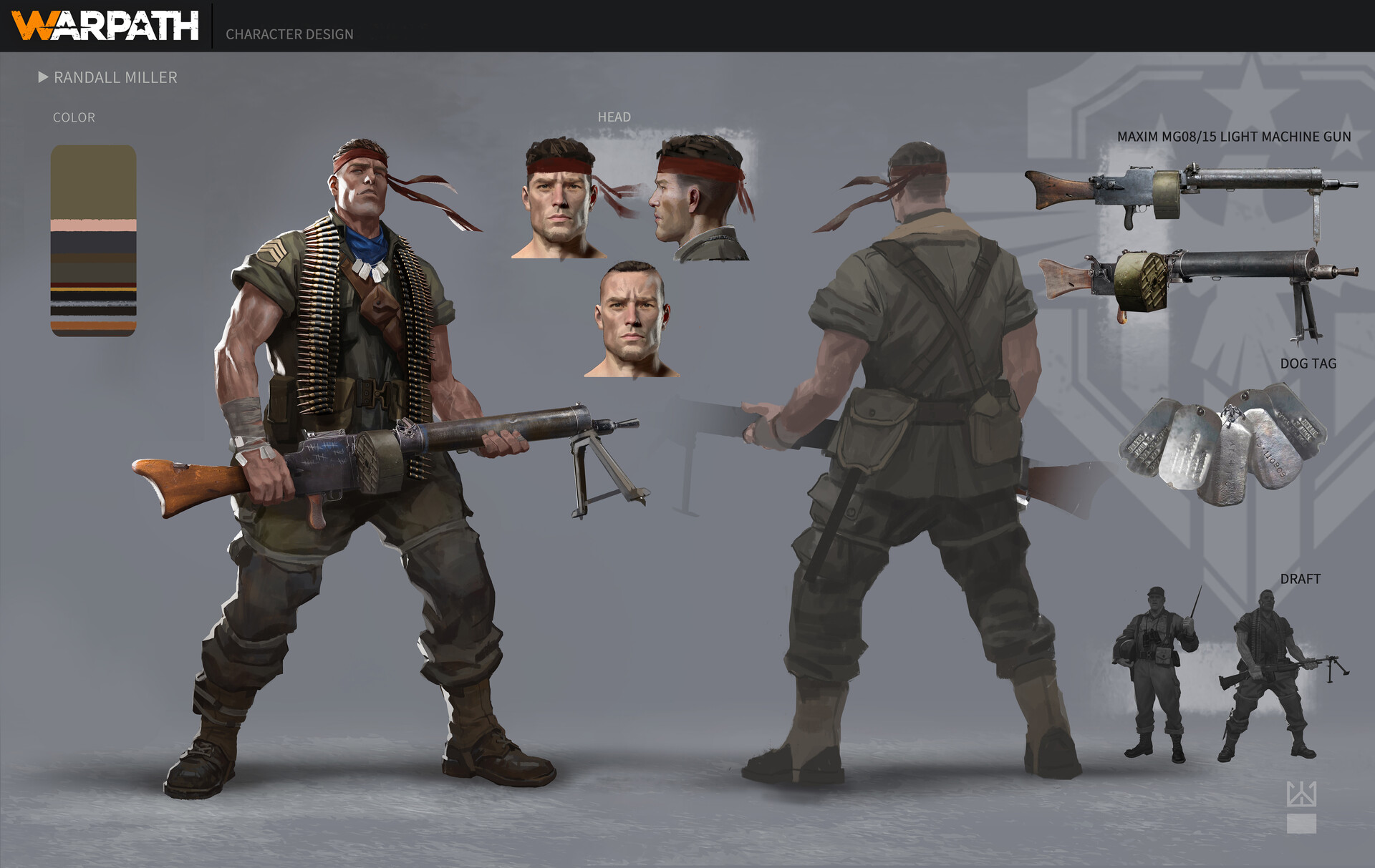 火山火山KAZAN - WARPATH-Character Design