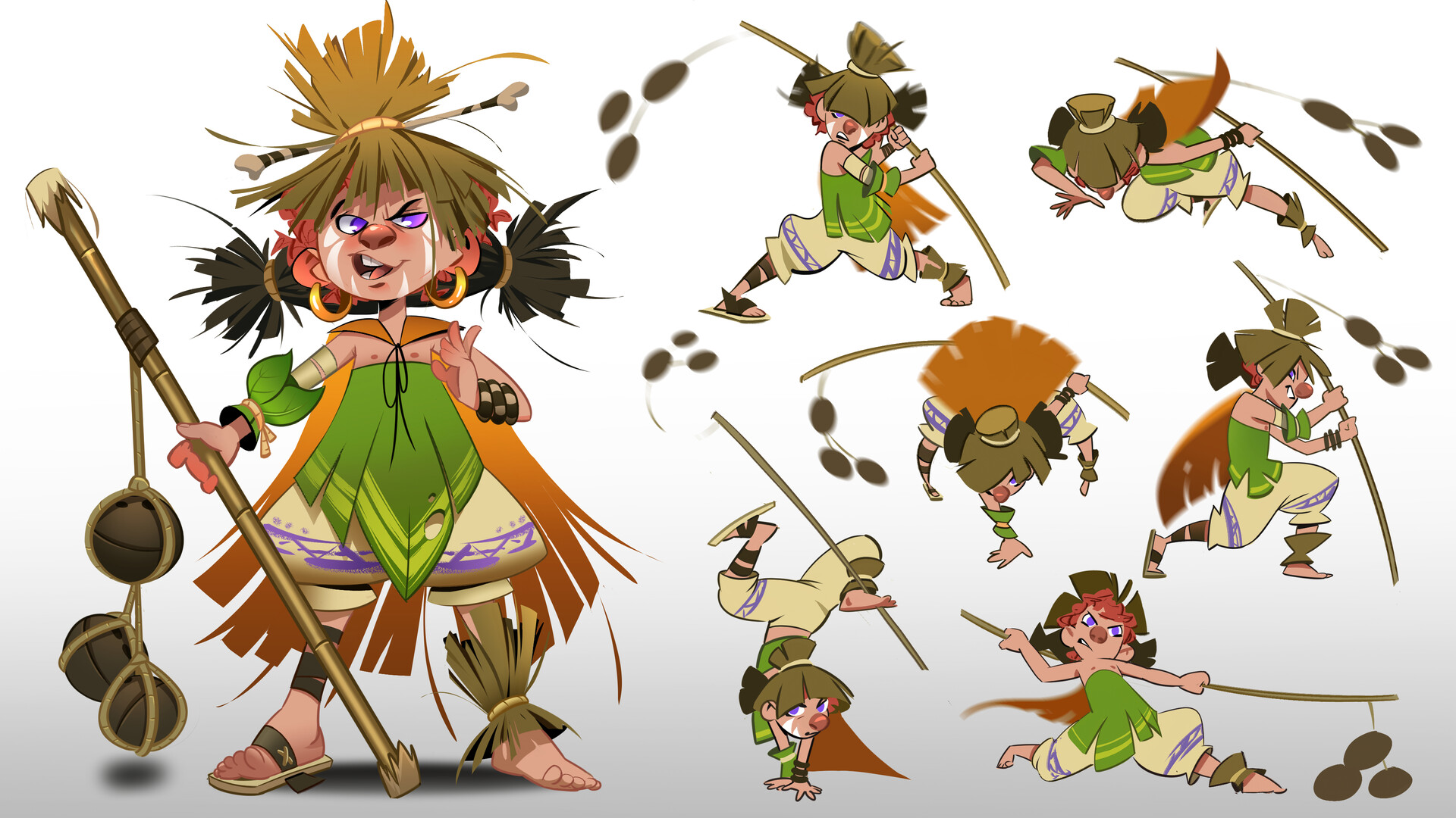 Aida Fernández Ortega - Tribe kiddo Concept Sheet