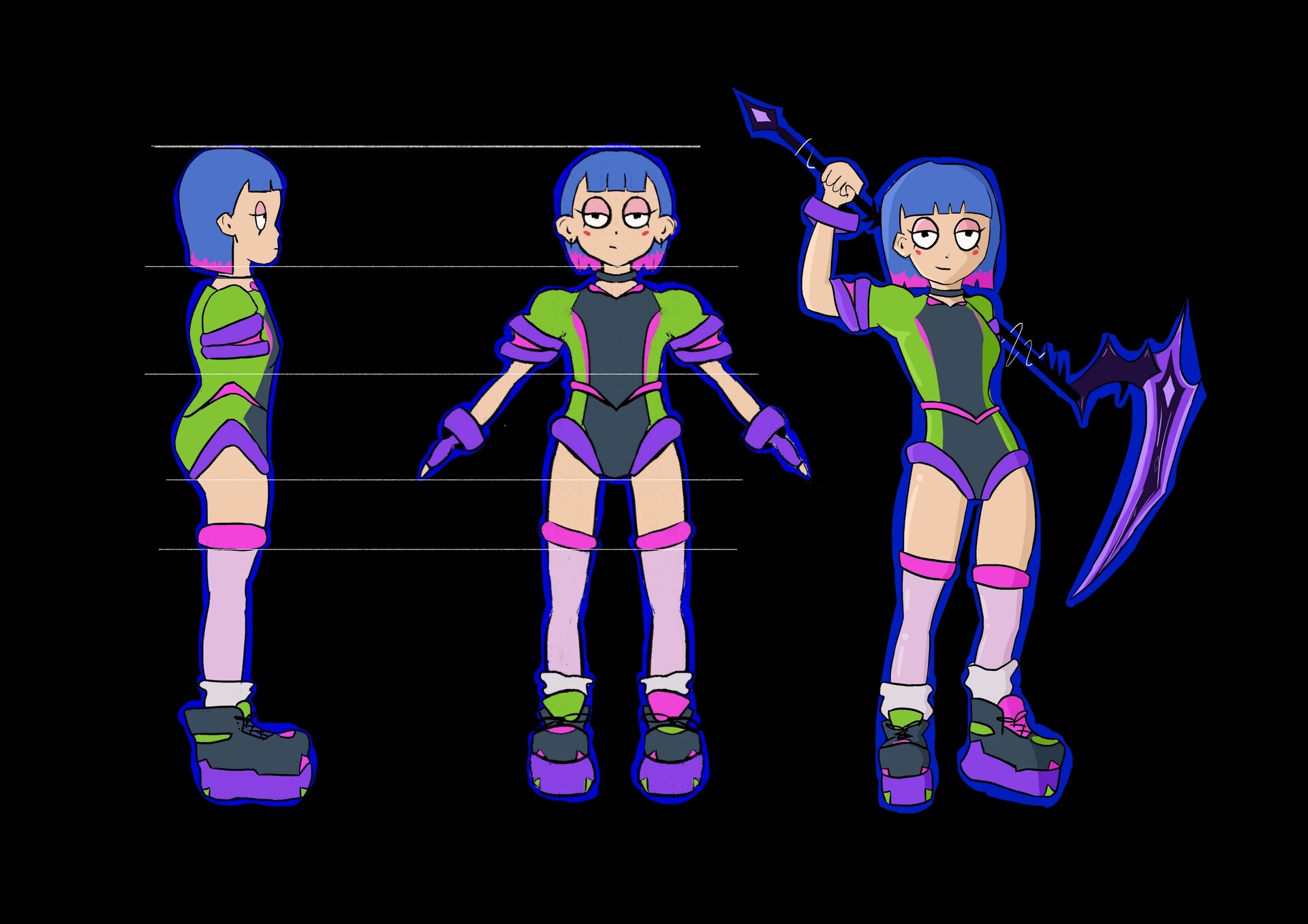 ArtStation - Cybernetic warrior