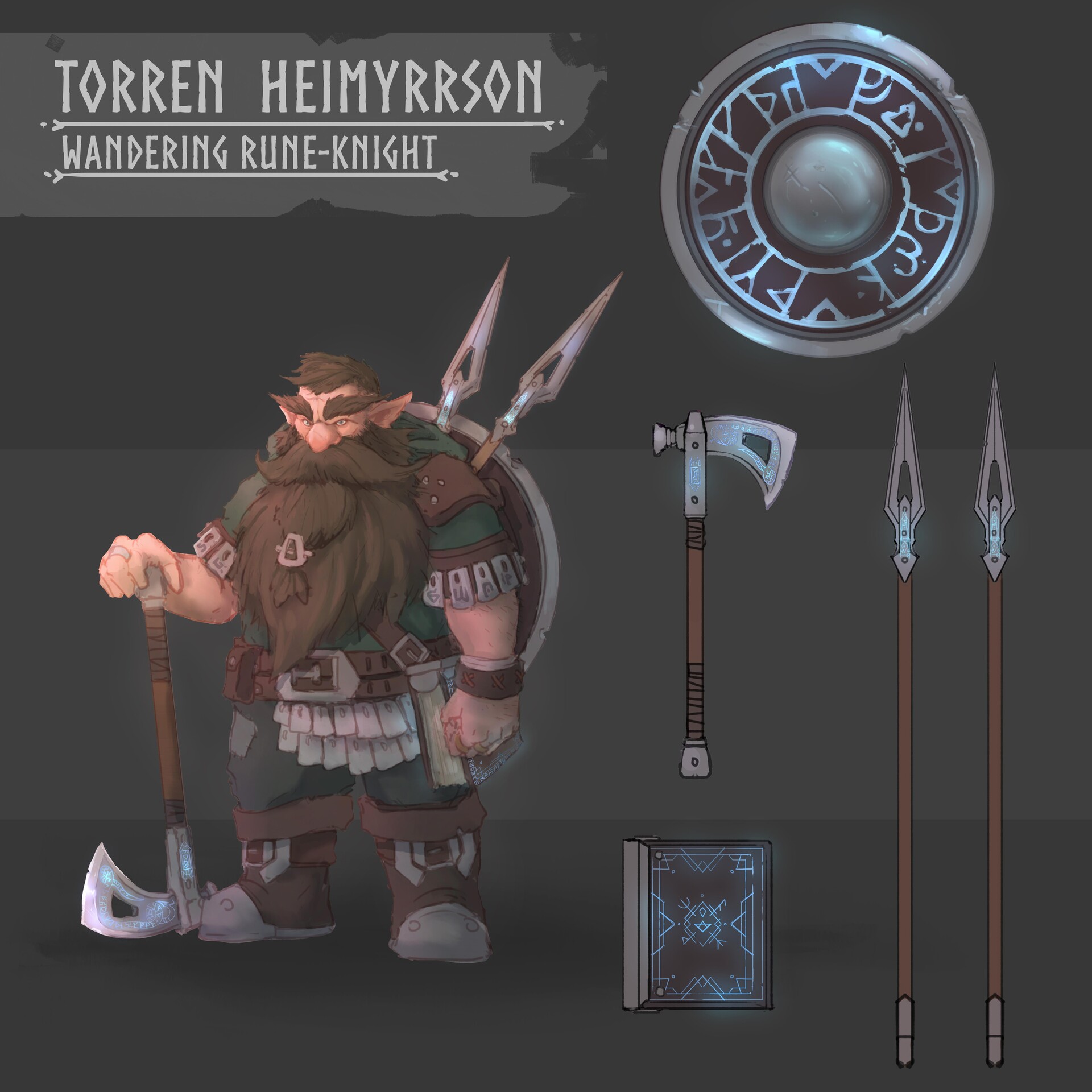 ArtStation - Torren the Rune Knight