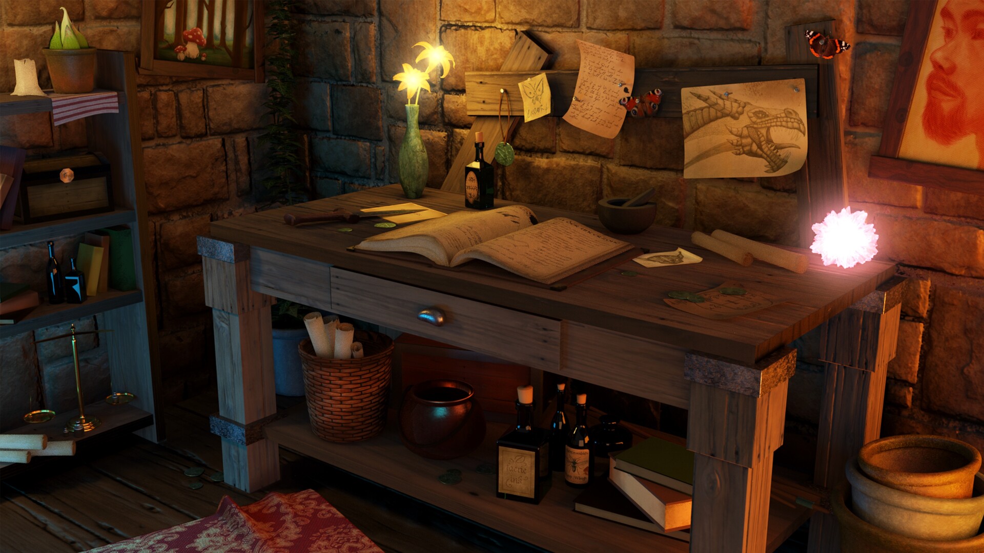 ArtStation - Wizard Chamber