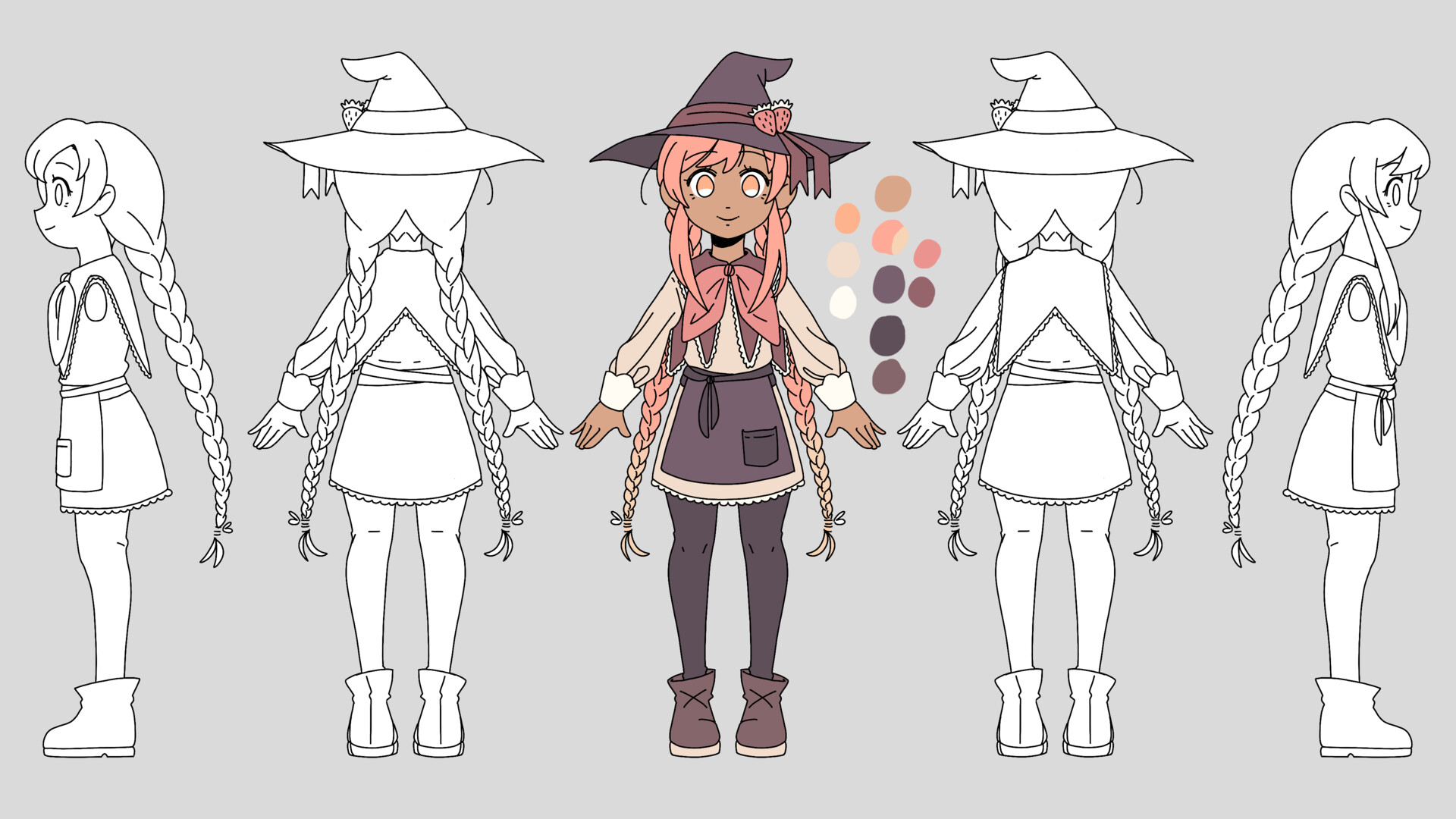 ArtStation - Bakery Witch Character Concept