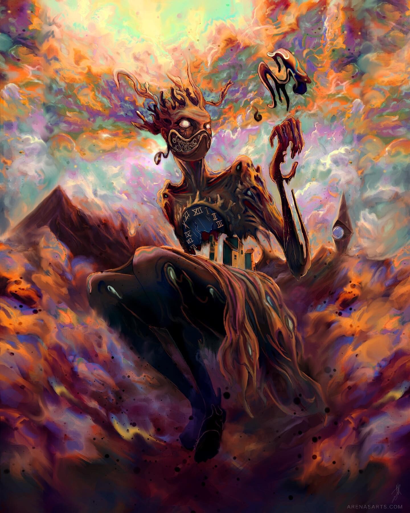 ArtStation - Shai, Egyptian God of Fate, Time, and Destiny