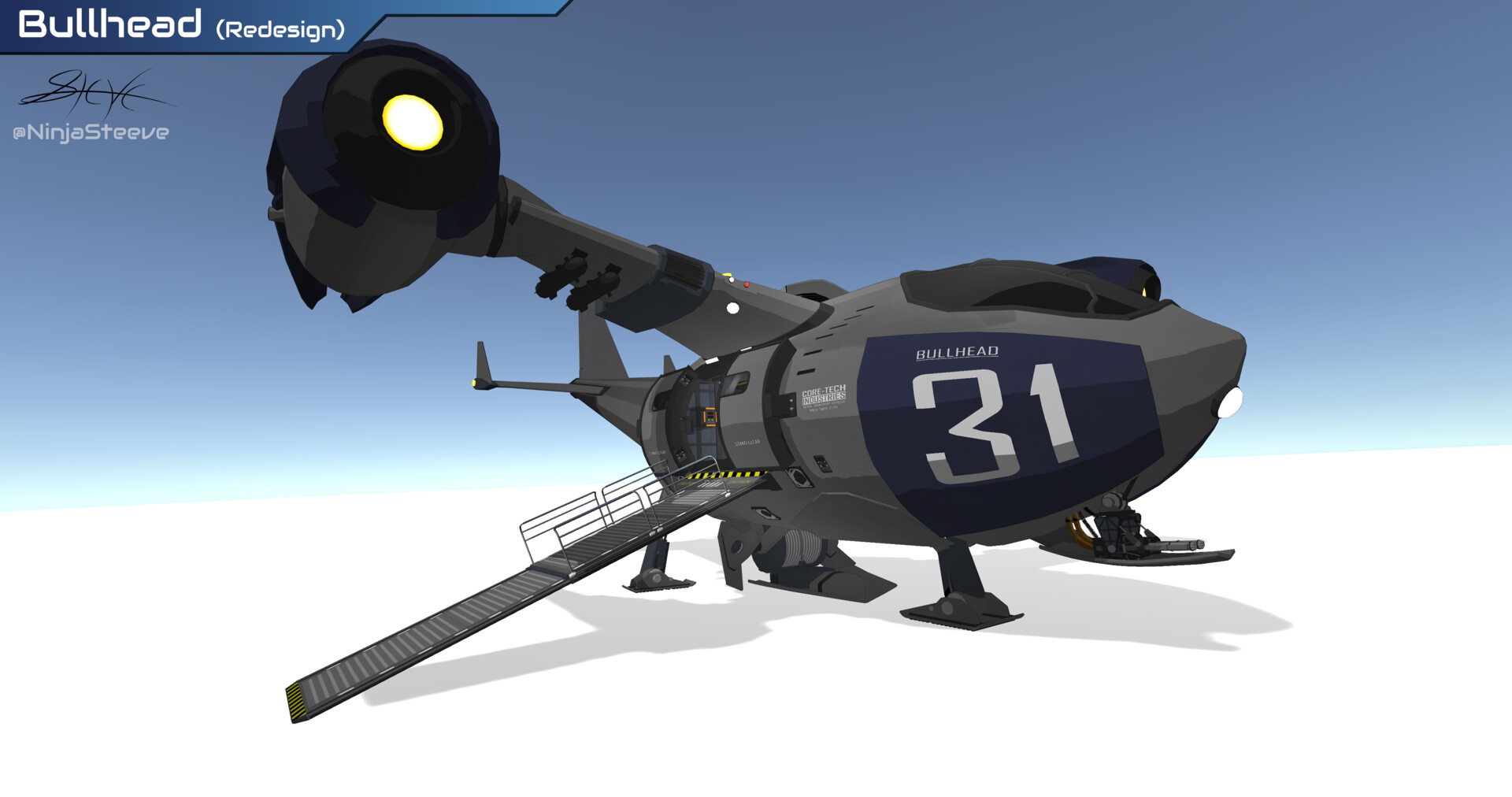 ArtStation - RWBY Fan Art: Bullhead Redesign