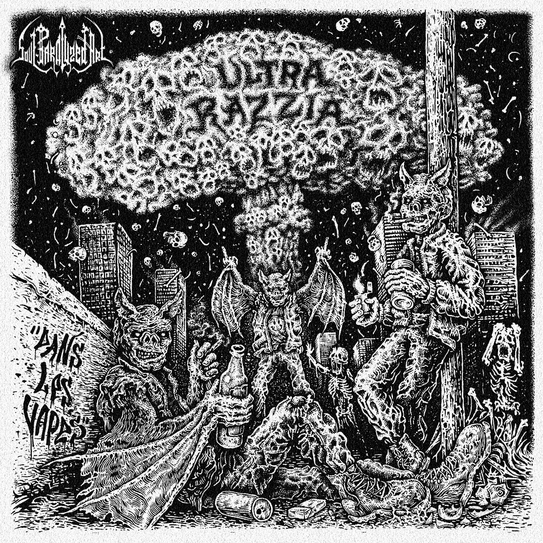 Sergei Zolotov - Dans Les Vapes - album cover artwork for Ultra Razzia