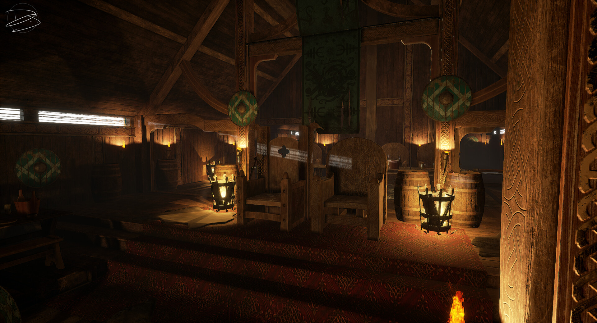 Daniel PH Jones - Viking Mead Hall