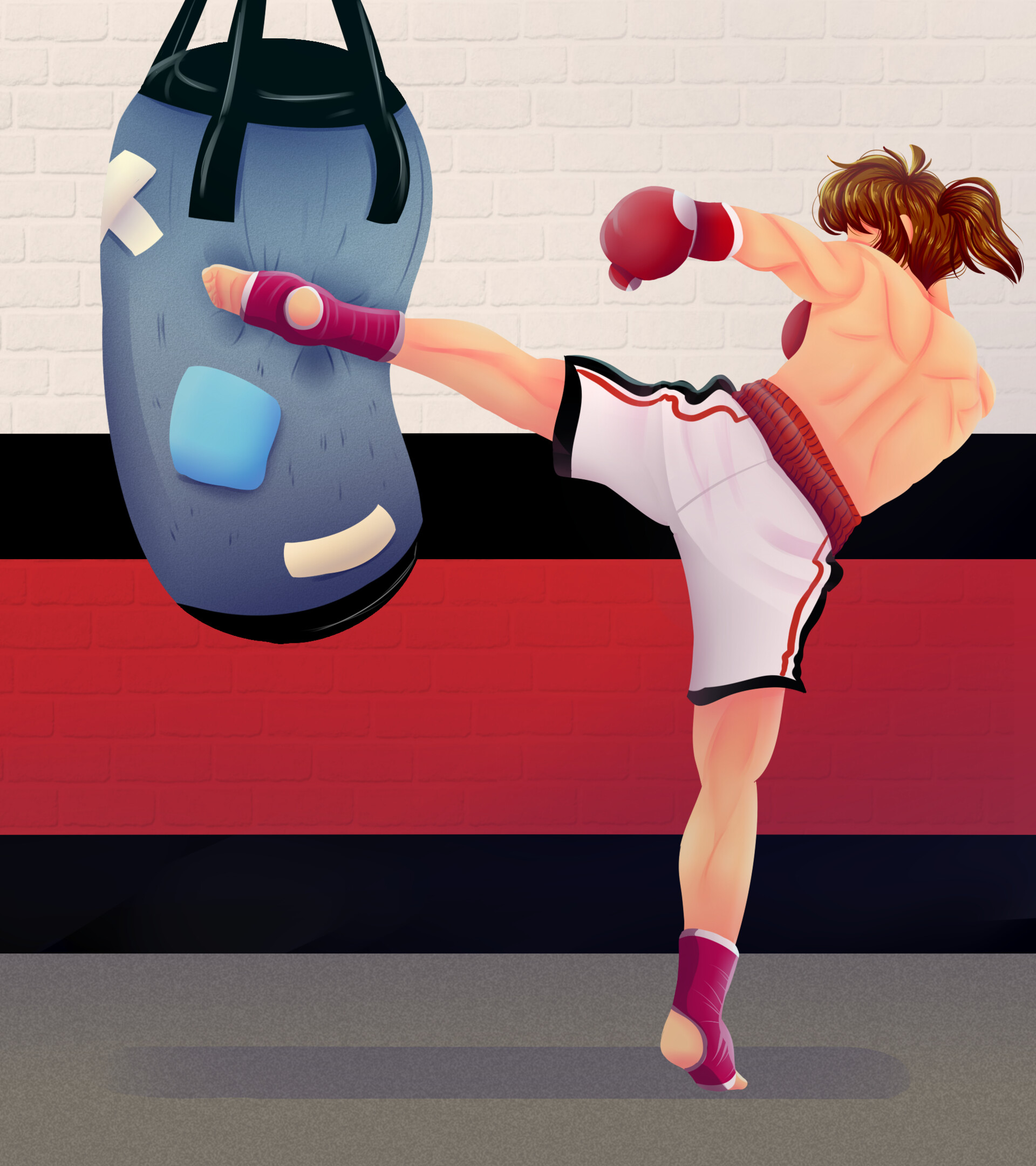 ArtStation - Kickboxing