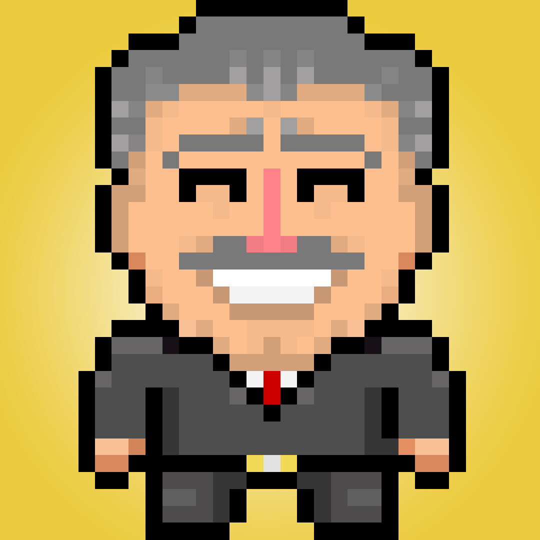 Gregory Ligman - Happy Man - Pixel Art