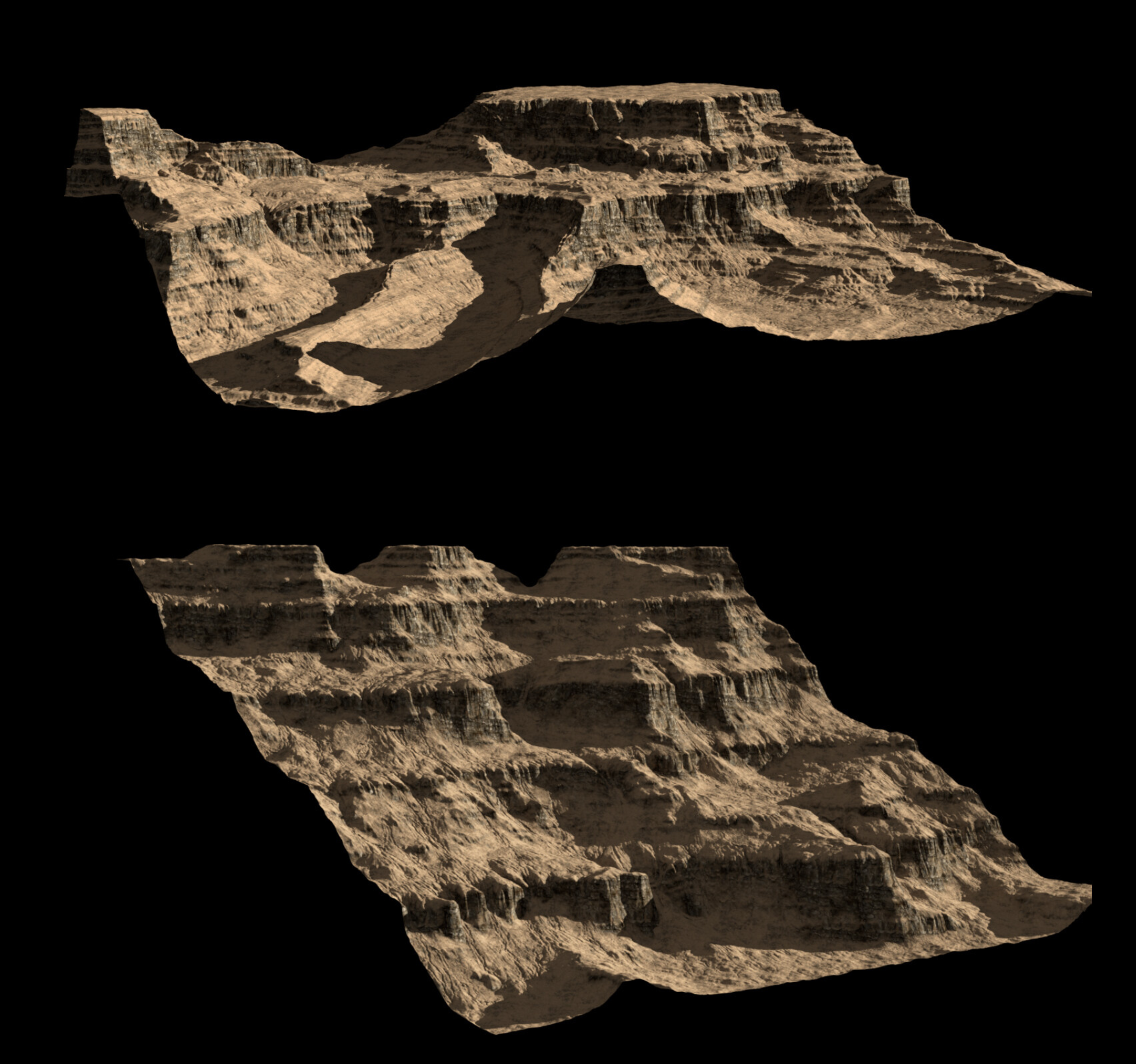 ArtStation - Procedural Terrains - Houdini and Gaea