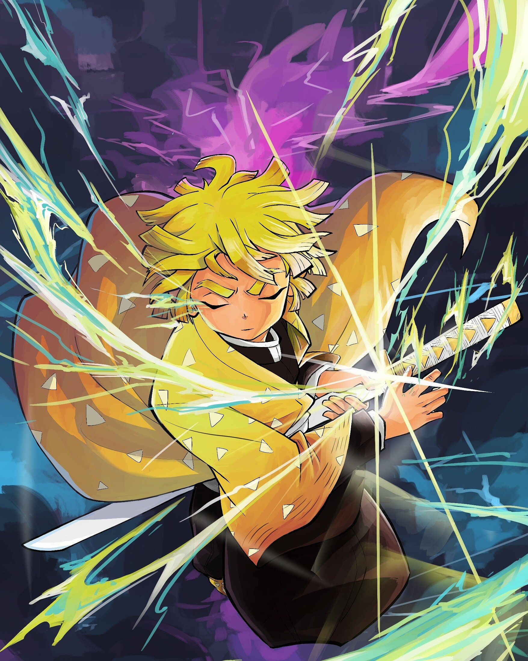 ArtStation - Demon Slayer Fanart