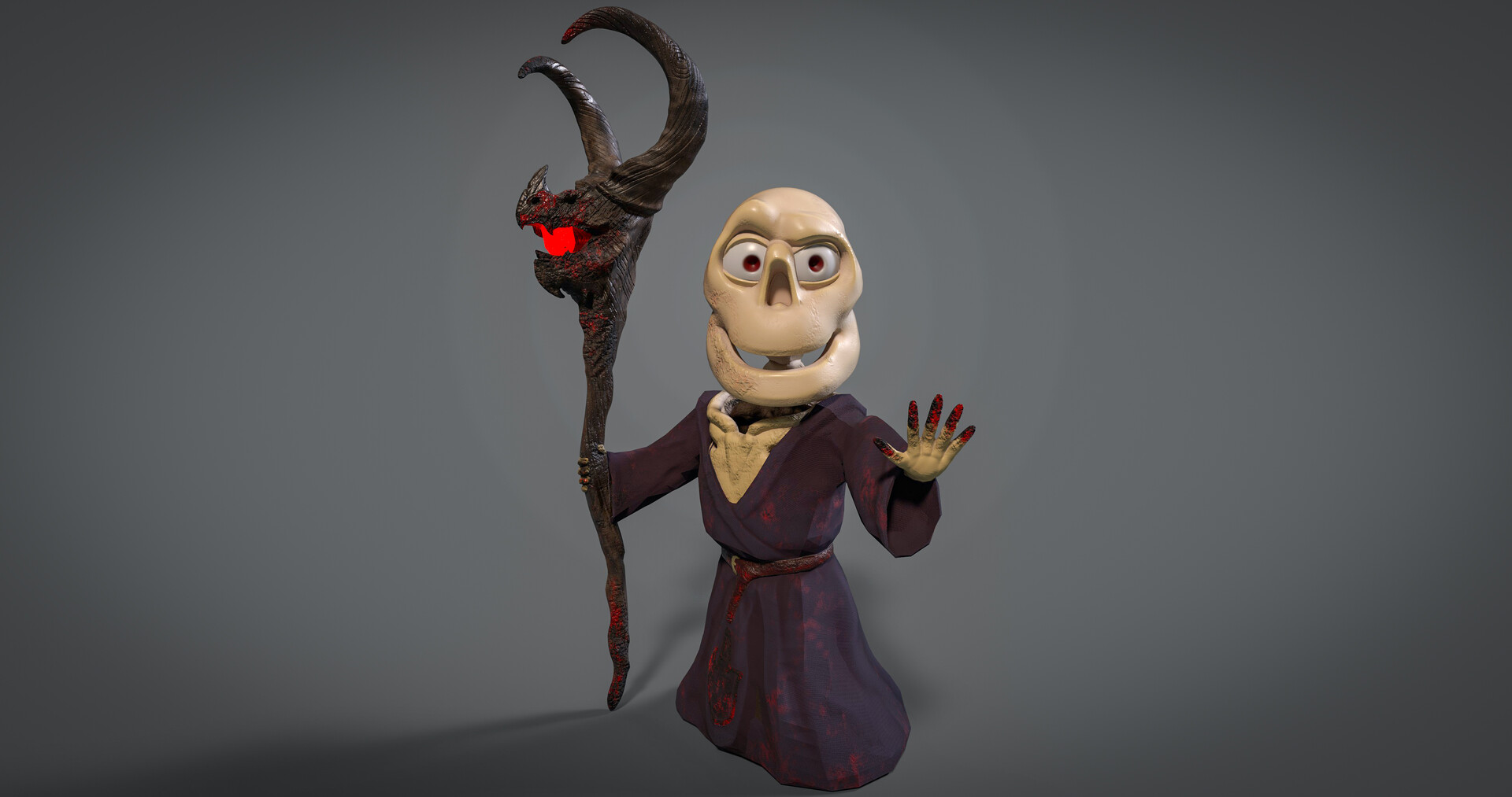 ArtStation - Skeleton Mage by Vasil Tsankov