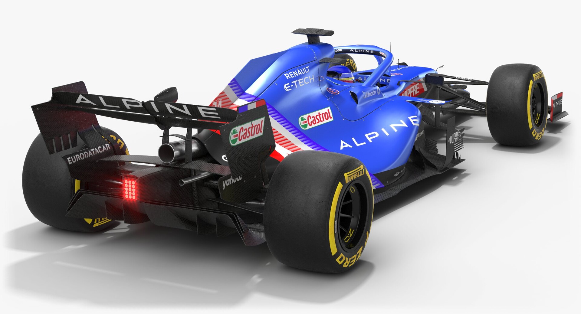 OpticalDreamSoft - Alpine F1 Team A521 2021 Formula 1 race car 3D model