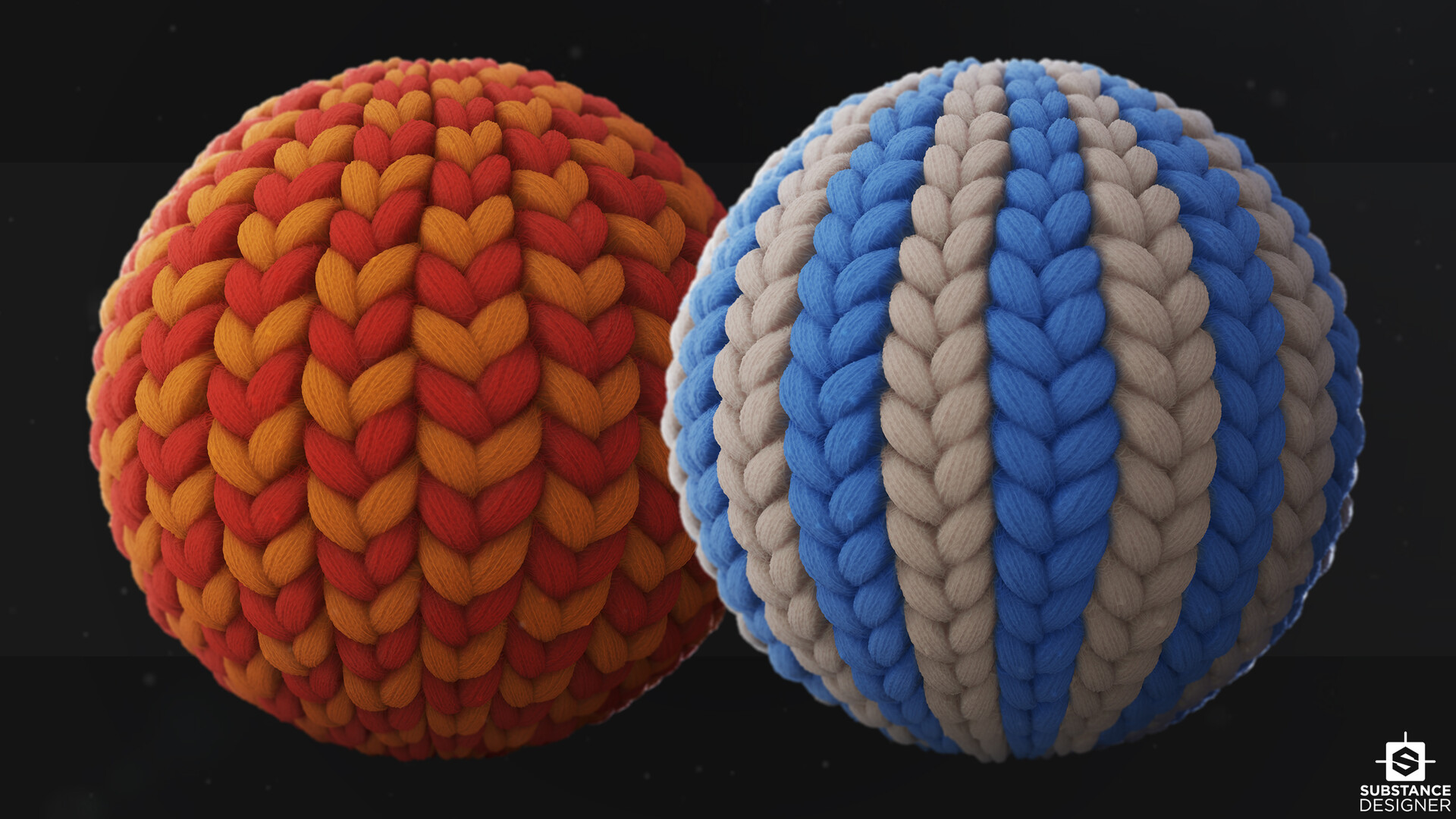 Livine Sigier - Chunky Wool Knit - Substance Designer