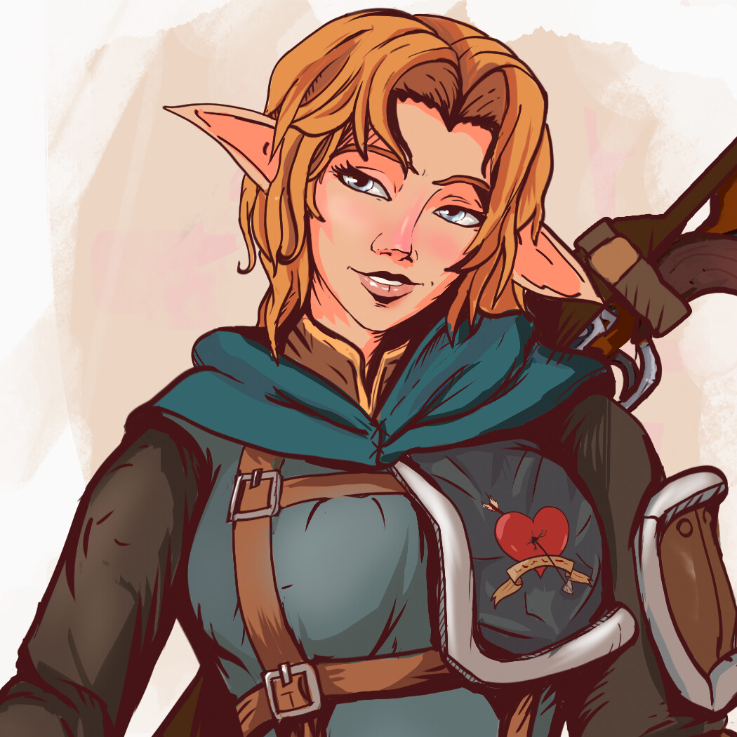 ArtStation - Girl with a revolver. Videogame character