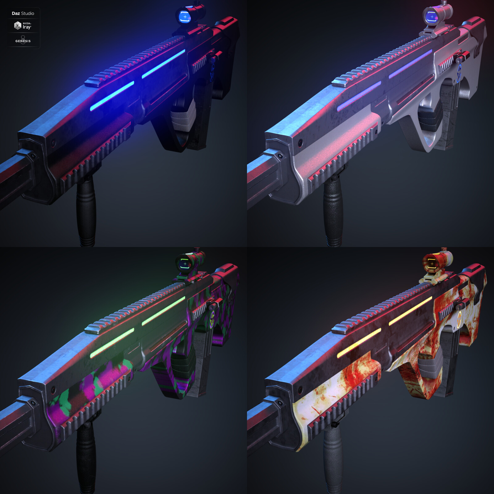 ArtStation - Assault rifle